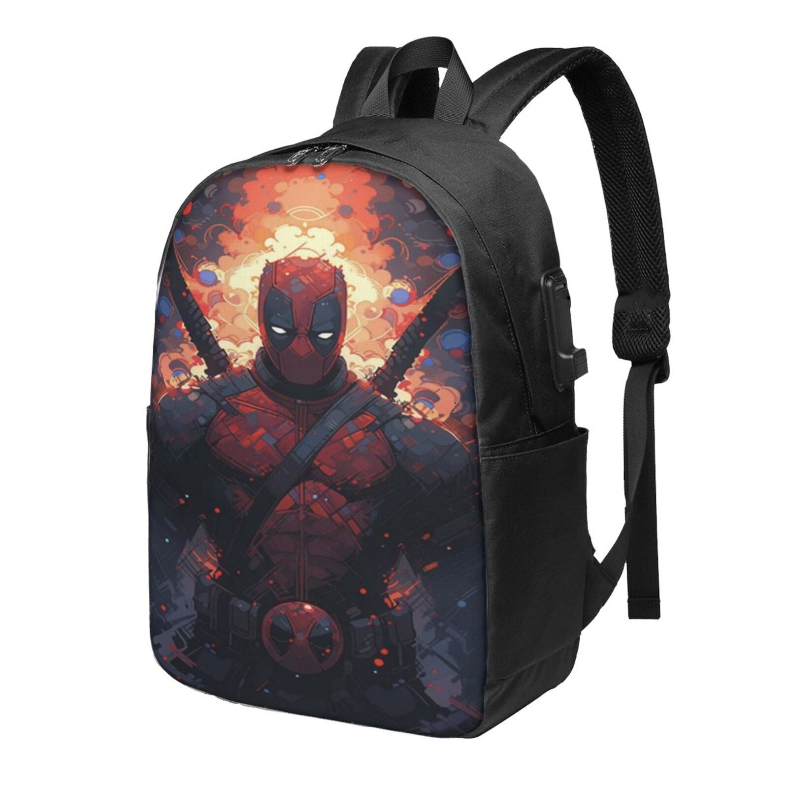 Deadpool Backpack Fashion Travel Backpack Laptop Backpack 17 Inch ...