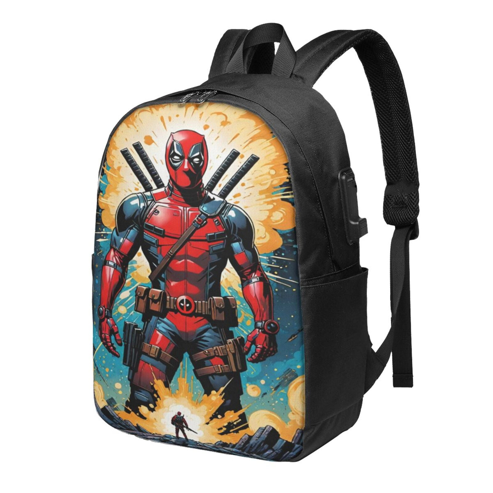 Deadpool Backpack Fashion Travel Backpack Laptop Backpack 17 Inch ...