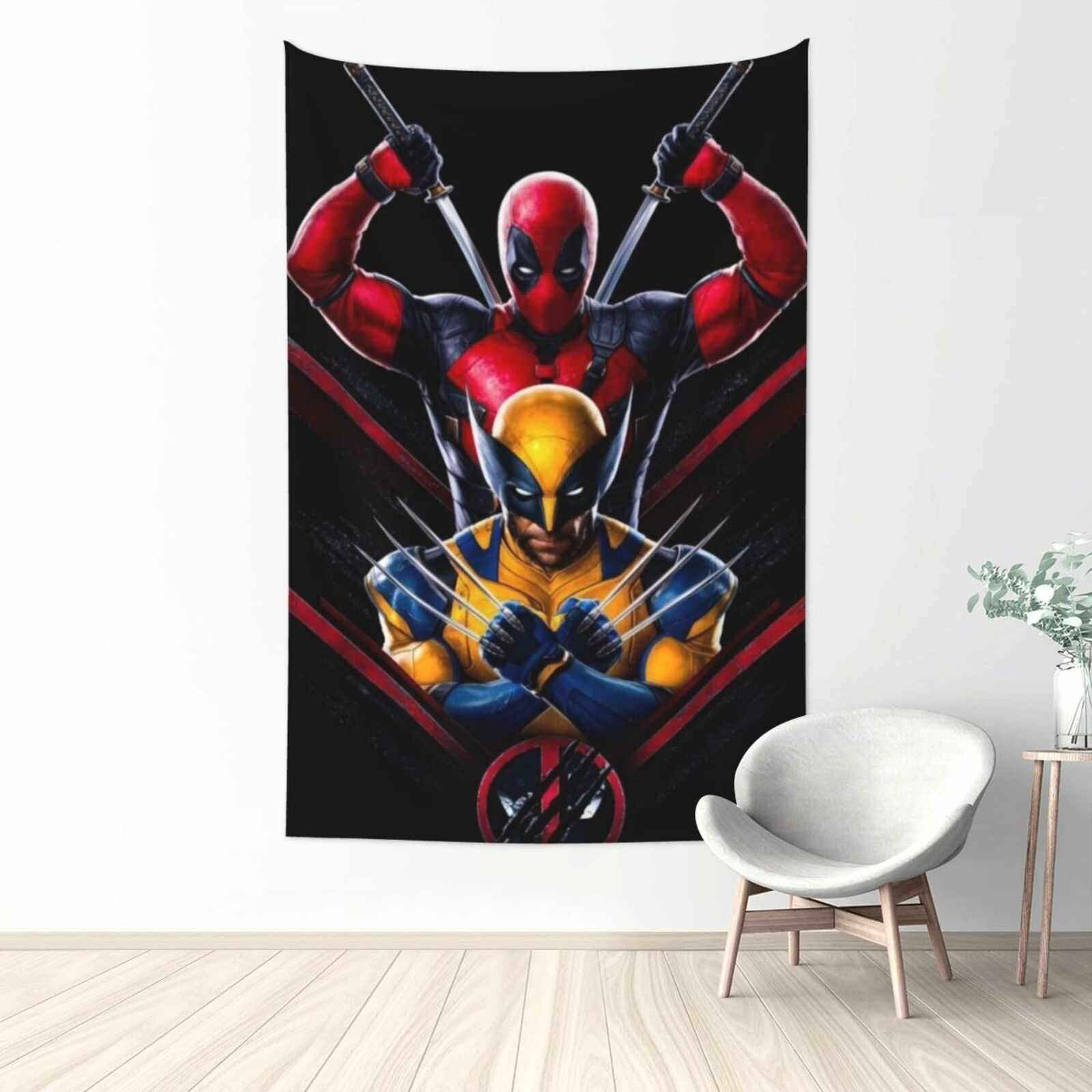 Deadpool Bedroom Tapestry, King Size, Wall Hanging, Wall Decor, College ...