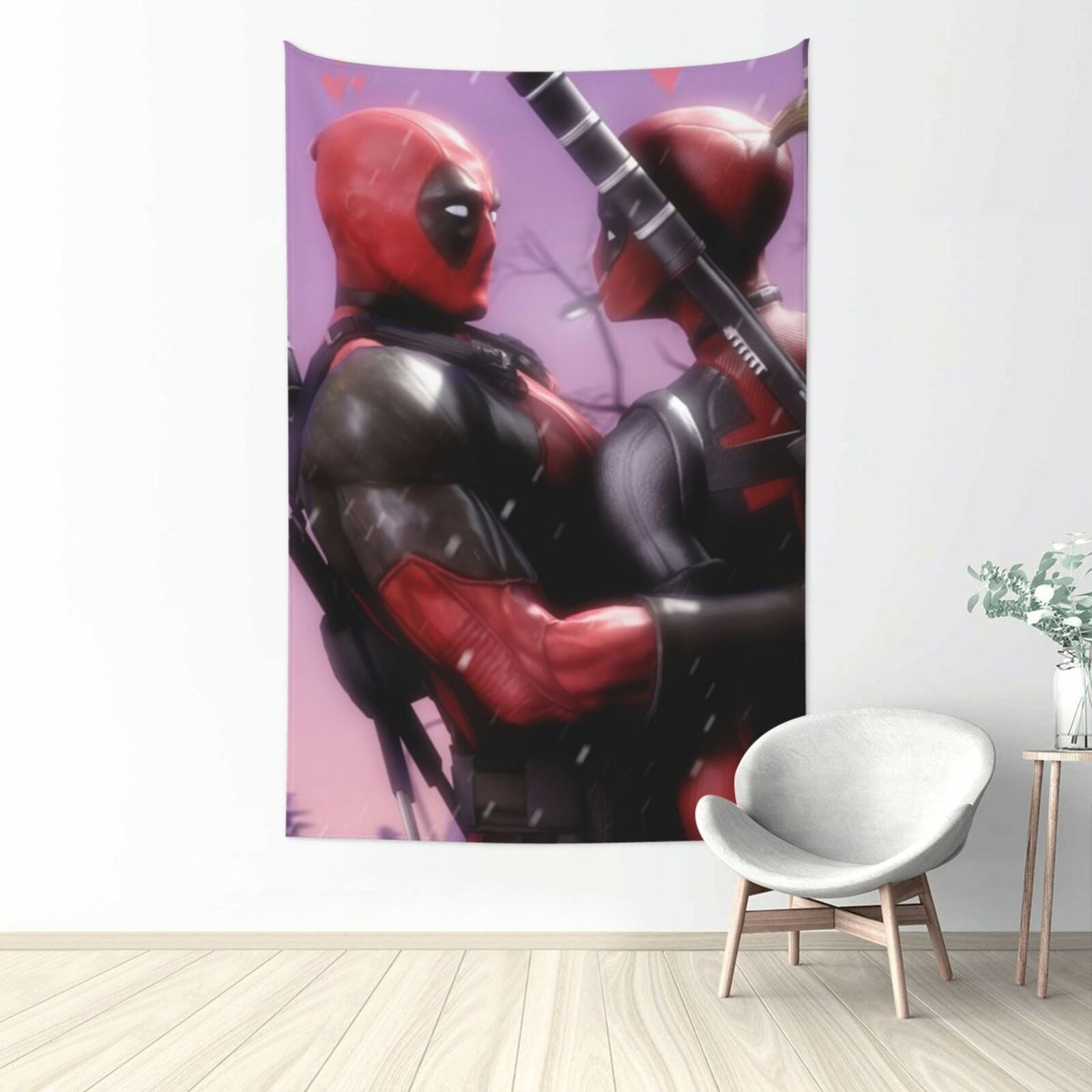 Deadpool Bedroom Tapestry, King Size, Wall Hanging, Wall Decor, College ...