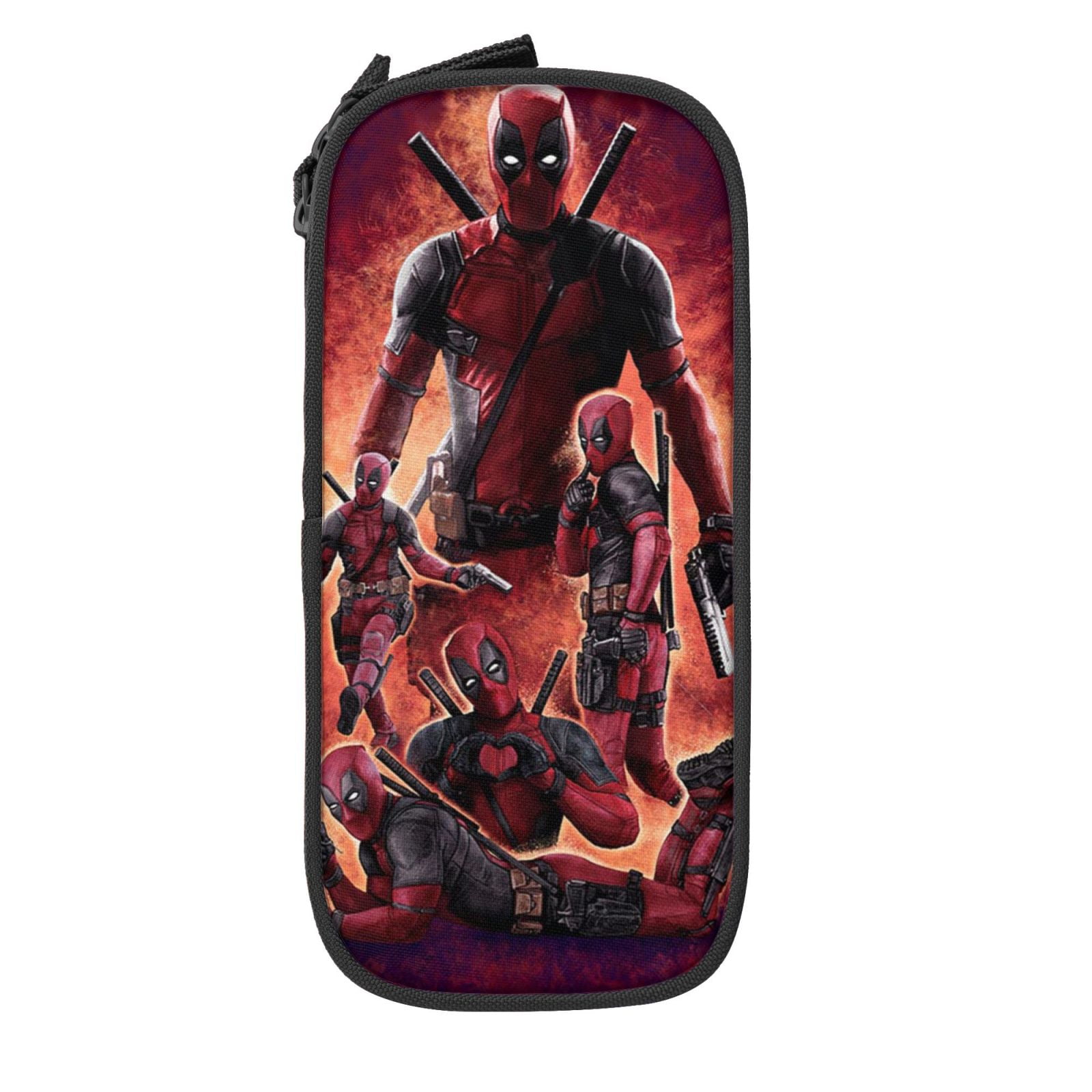 Deadpool Big Capacity Pencil Case, Large Pencil Pouch Pen Box Bag ...