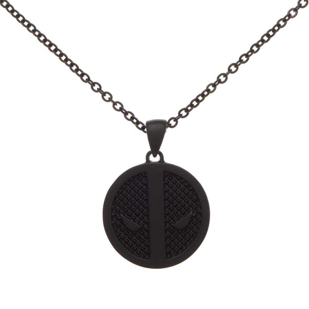 Deadpool Black Logo Charm Necklace - Walmart.com