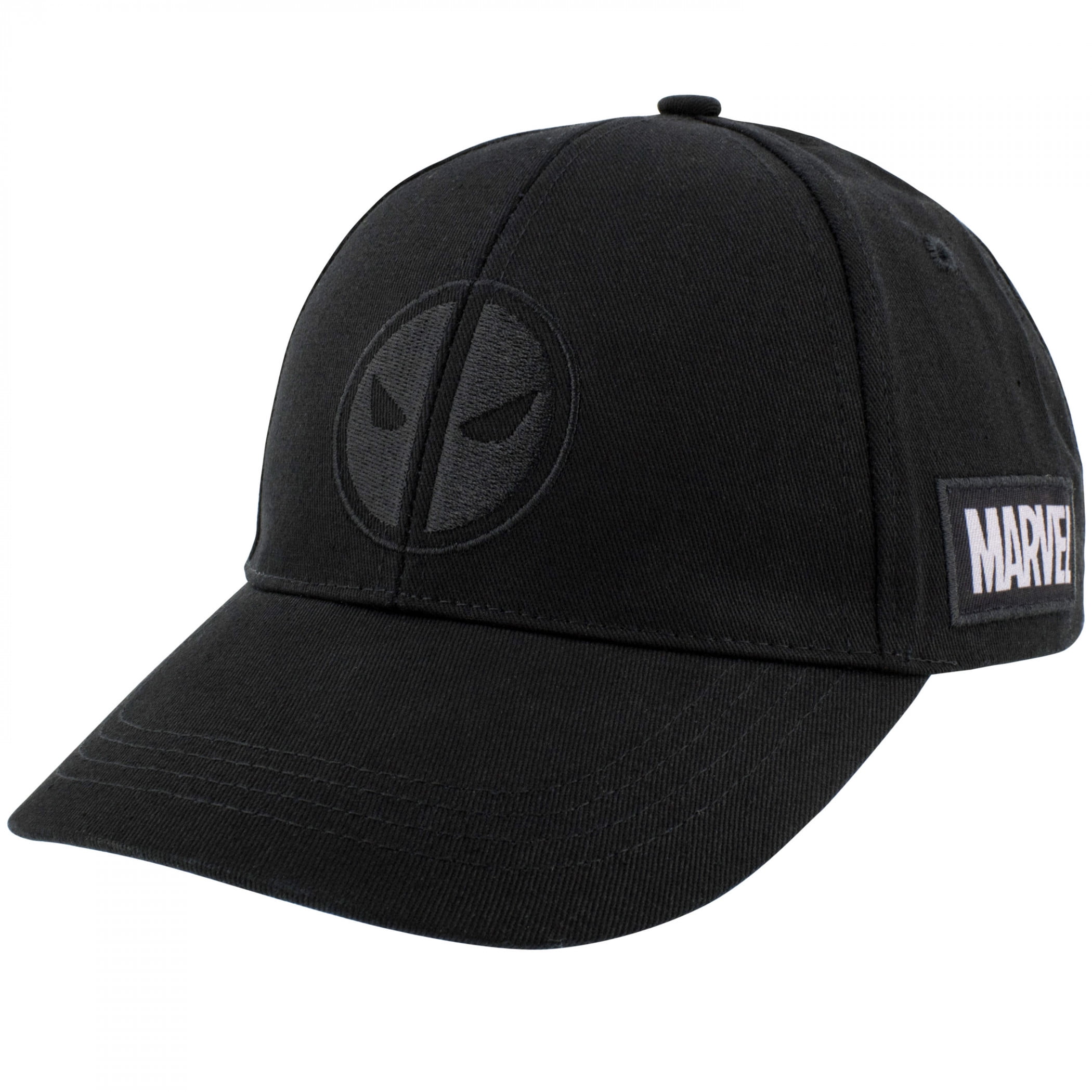 Deadpool Black on Black Snapback Hat - Walmart.com