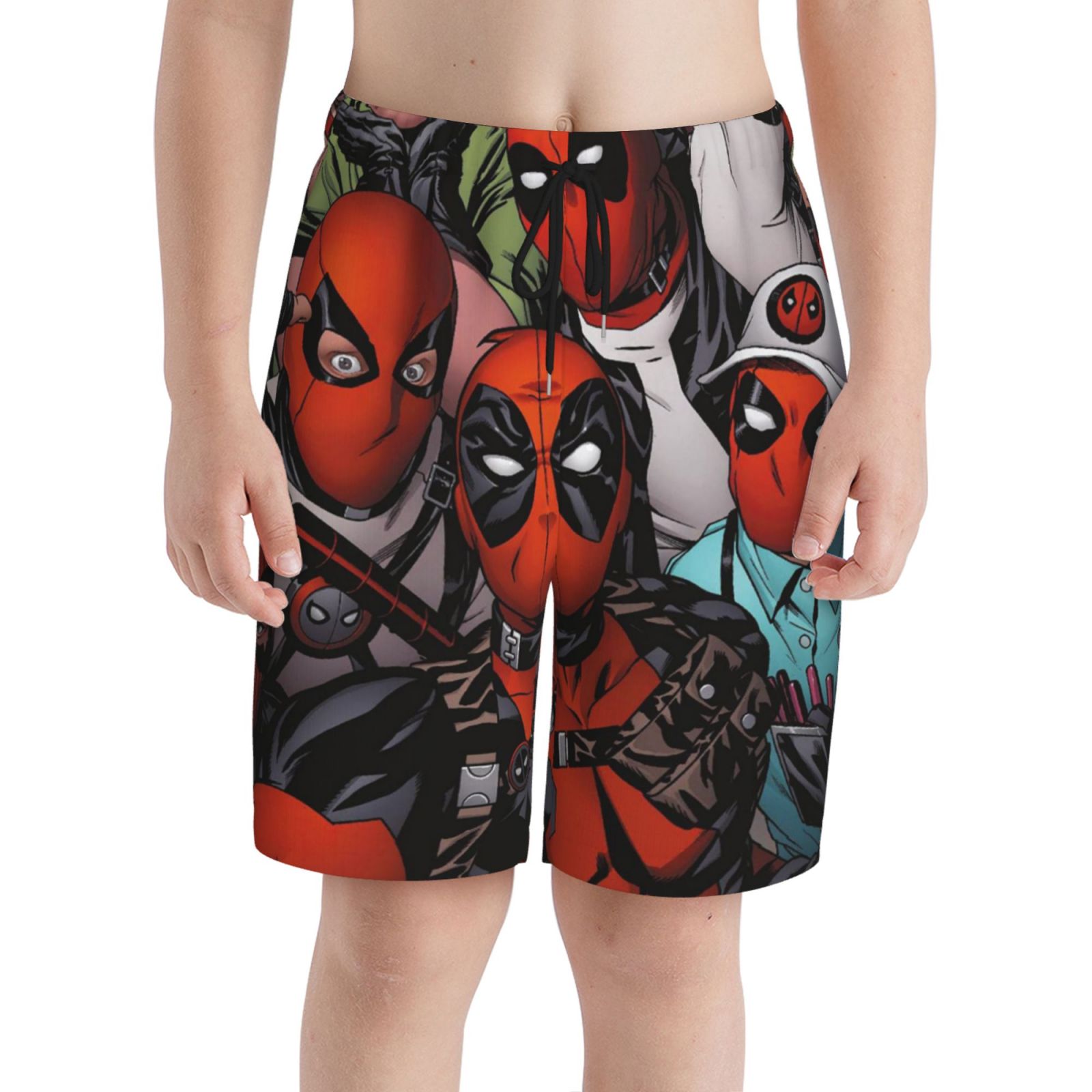 Deadpool Boy'S Swim Trunks Quick Dry Board Shorts Kids Beach Swim ...