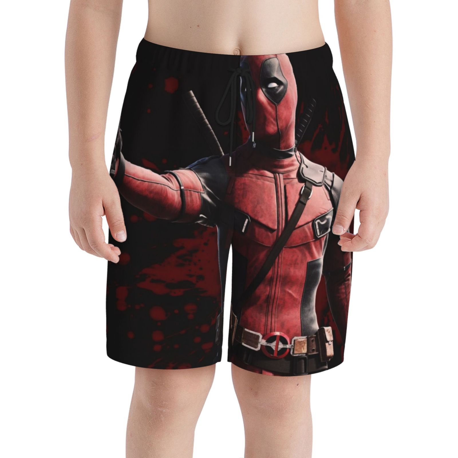 Deadpool Boy'S Swim Trunks Quick Dry Board Shorts Kids Beach Swim ...