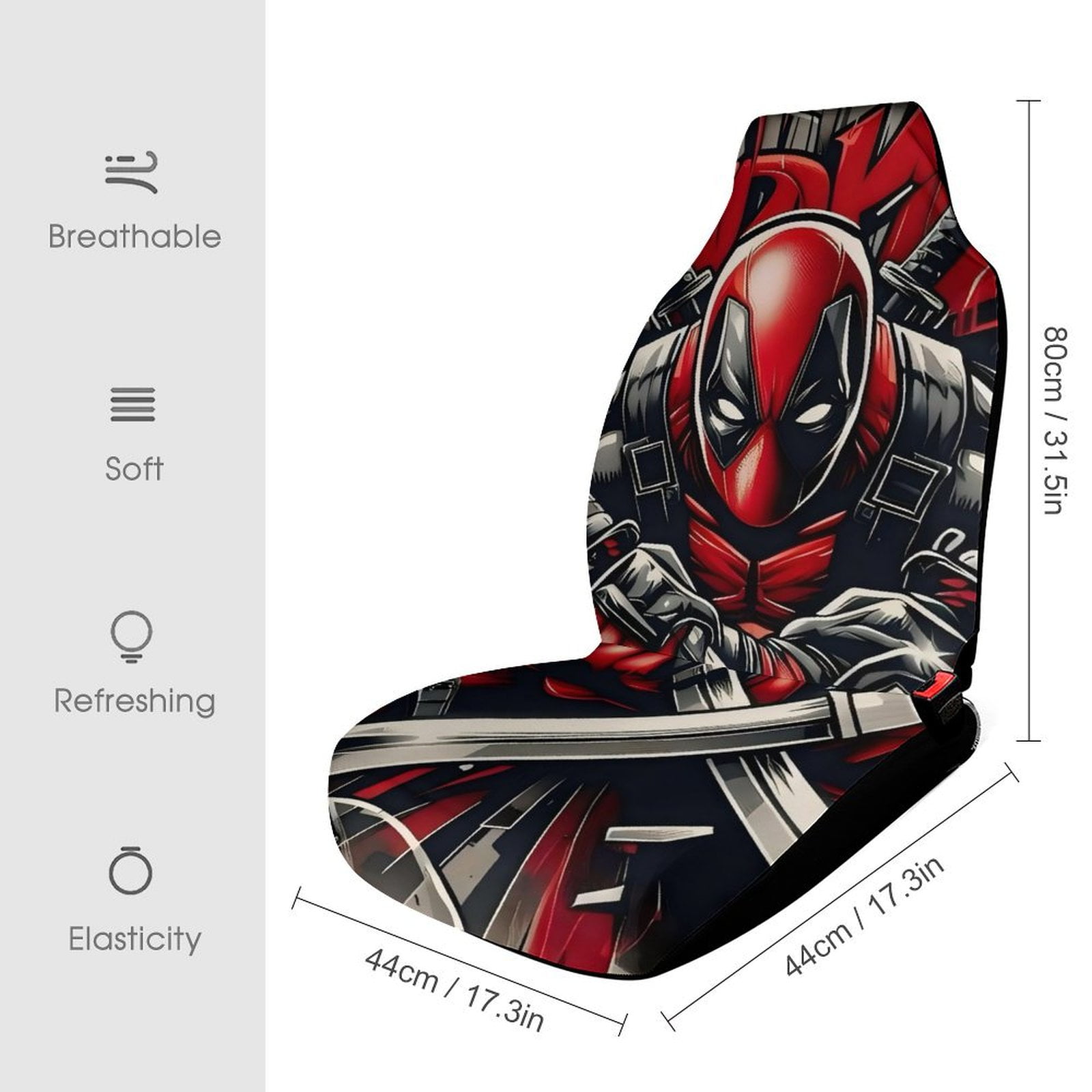 Deadpool Car seat covers for front seats only, suitable for most cars ...