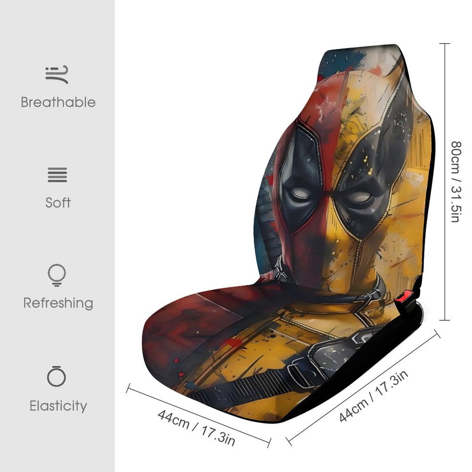 Deadpool Car seat covers for front seats only, suitable for most cars ...