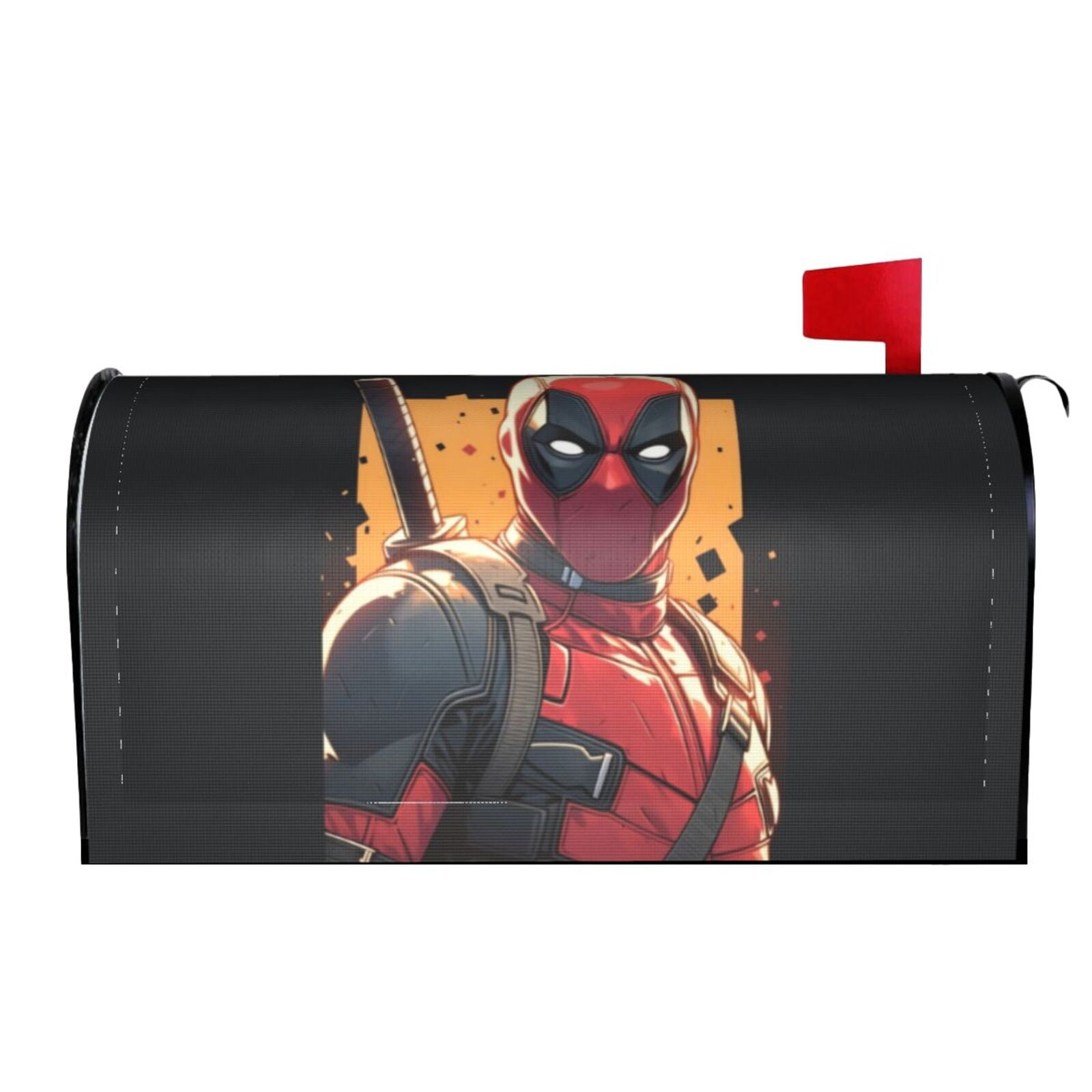 Deadpool Cartoon Character Mailbox Cover Magnetic Standard Size, Post ...