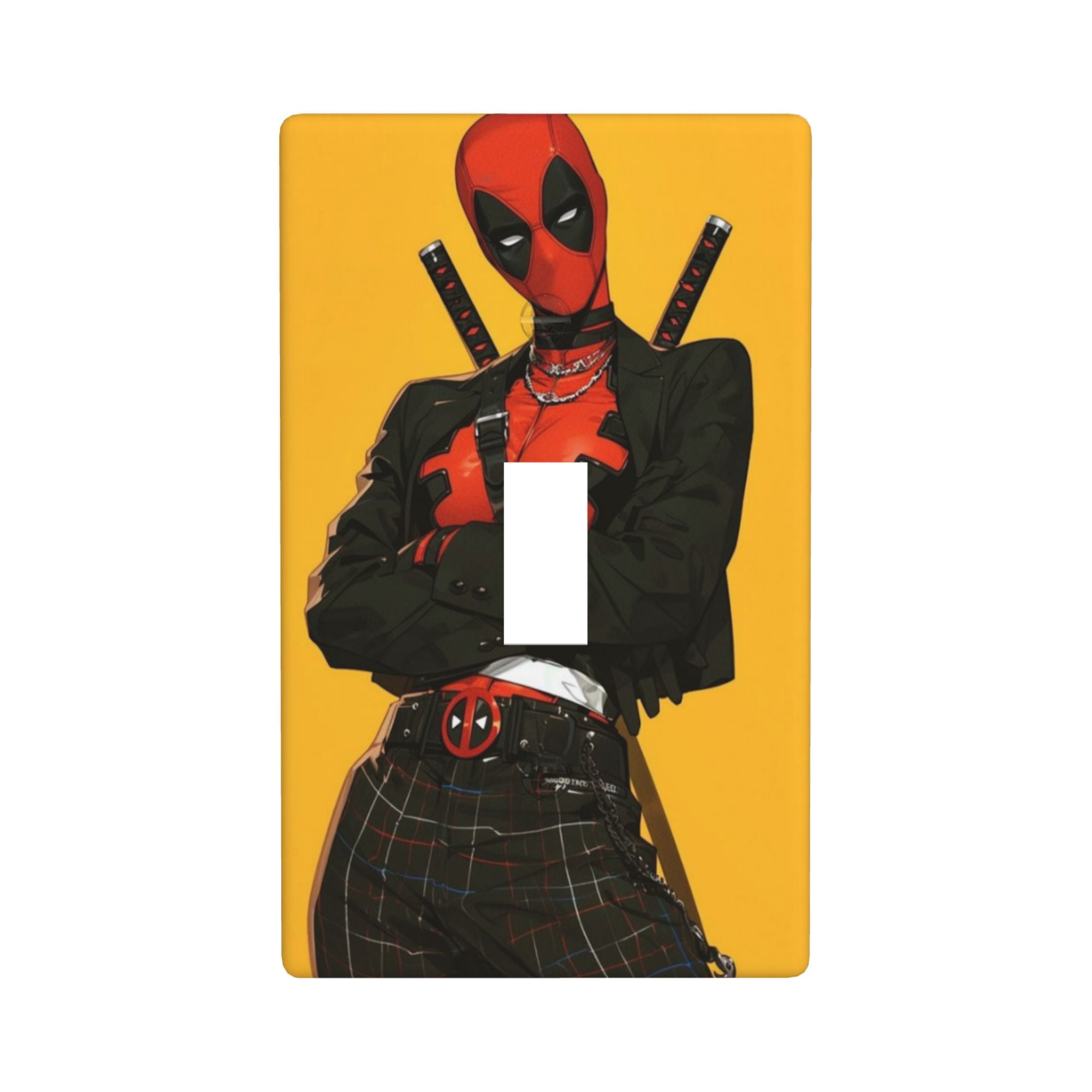 Deadpool Cartoon-Inspired Toggle Switch Decorative Wall Plate: The ...