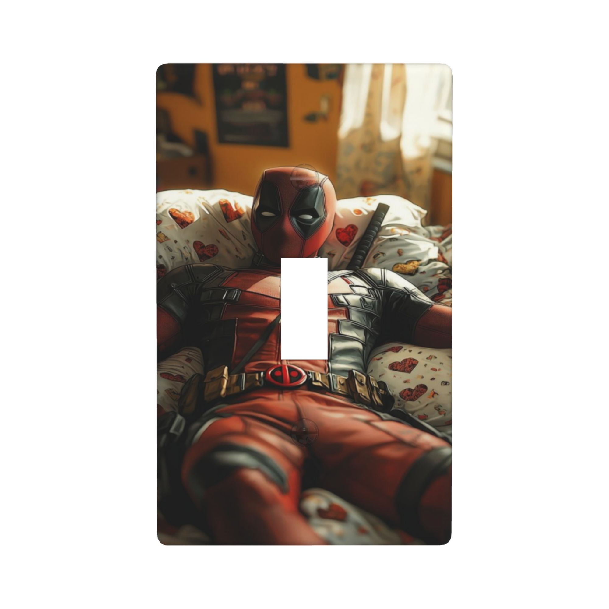 Deadpool Cartoon-Inspired Toggle Switch Decorative Wall Plate: The ...