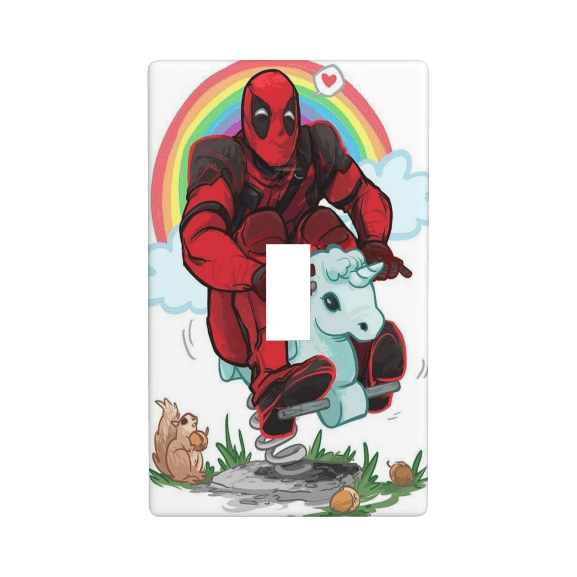 Deadpool Cartoon-Inspired Toggle Switch Decorative Wall Plate: The ...