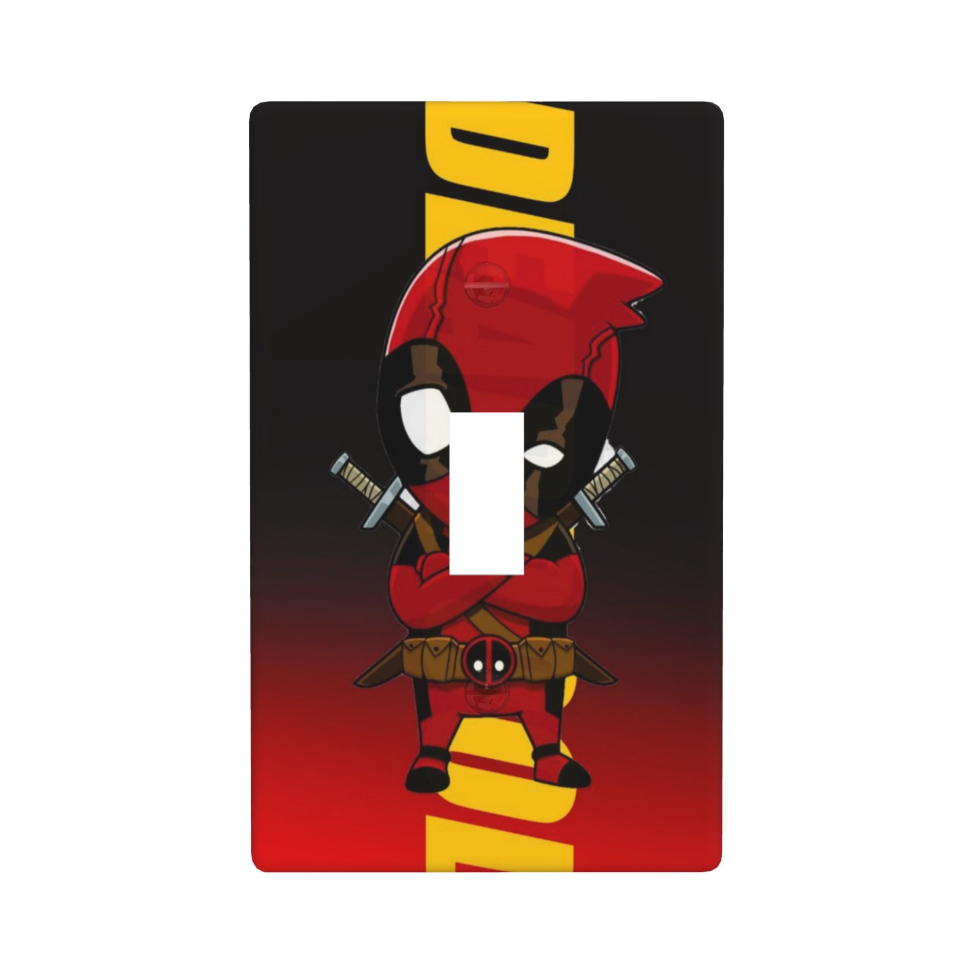 Deadpool Cartoon-Inspired Toggle Switch Decorative Wall Plate: The ...