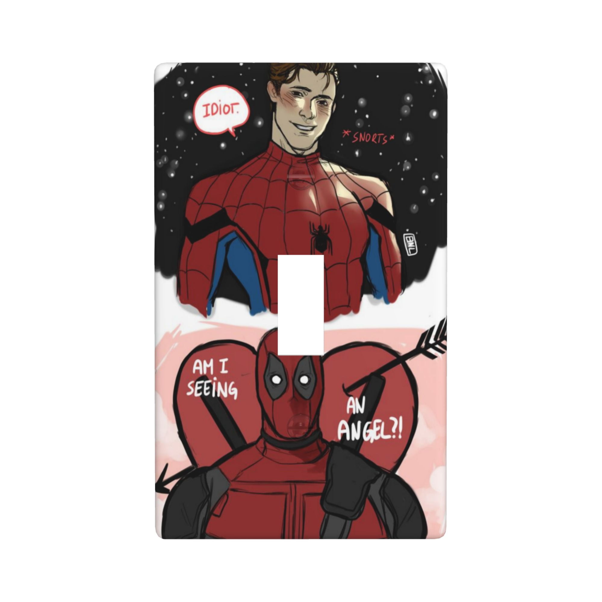 Deadpool Cartoon-Inspired Toggle Switch Decorative Wall Plate: The ...