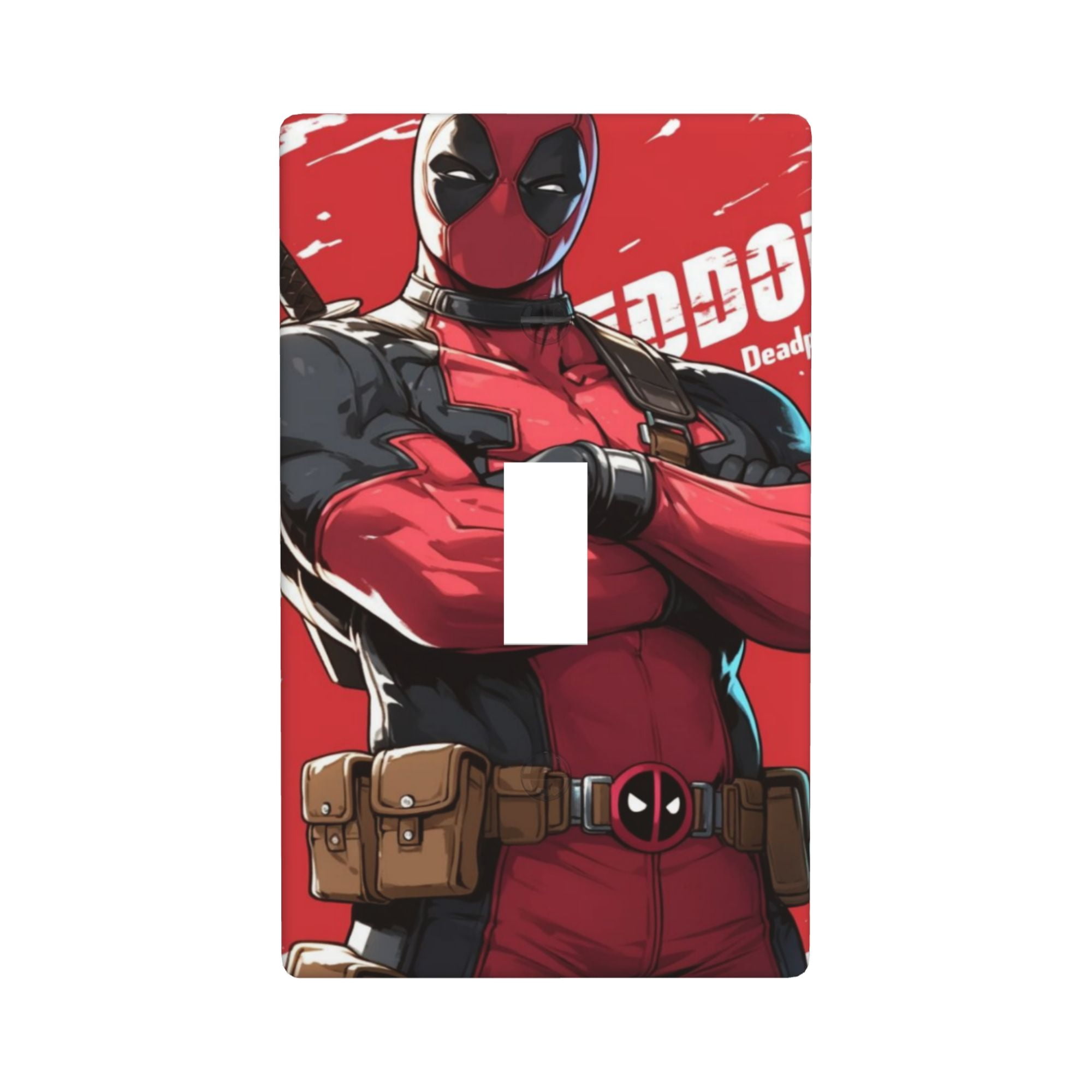 Deadpool Cartoon-Inspired Toggle Switch Decorative Wall Plate: The ...