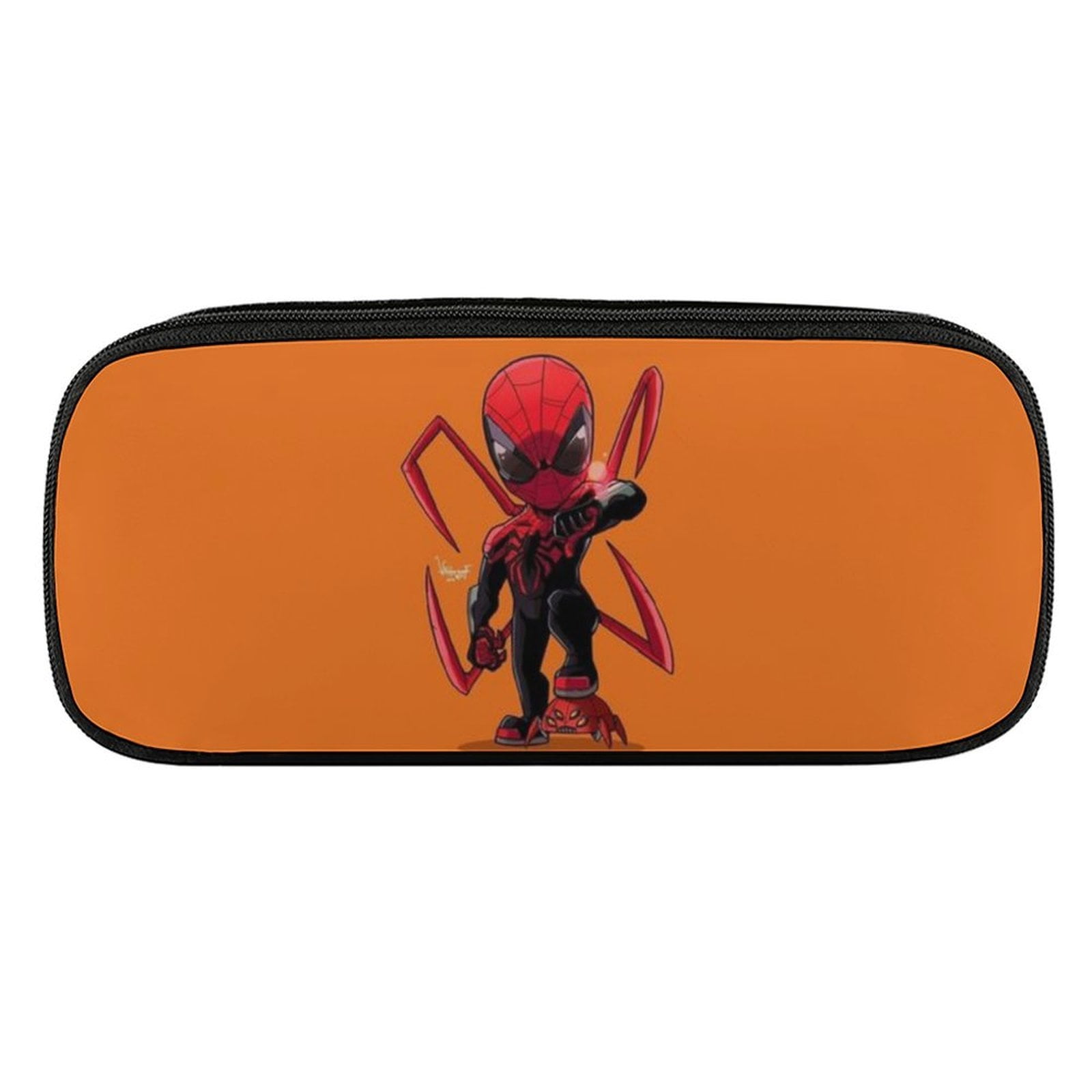 Deadpool Cartoon Leather Pencil Bag for Women Men Large Pencil Case ...