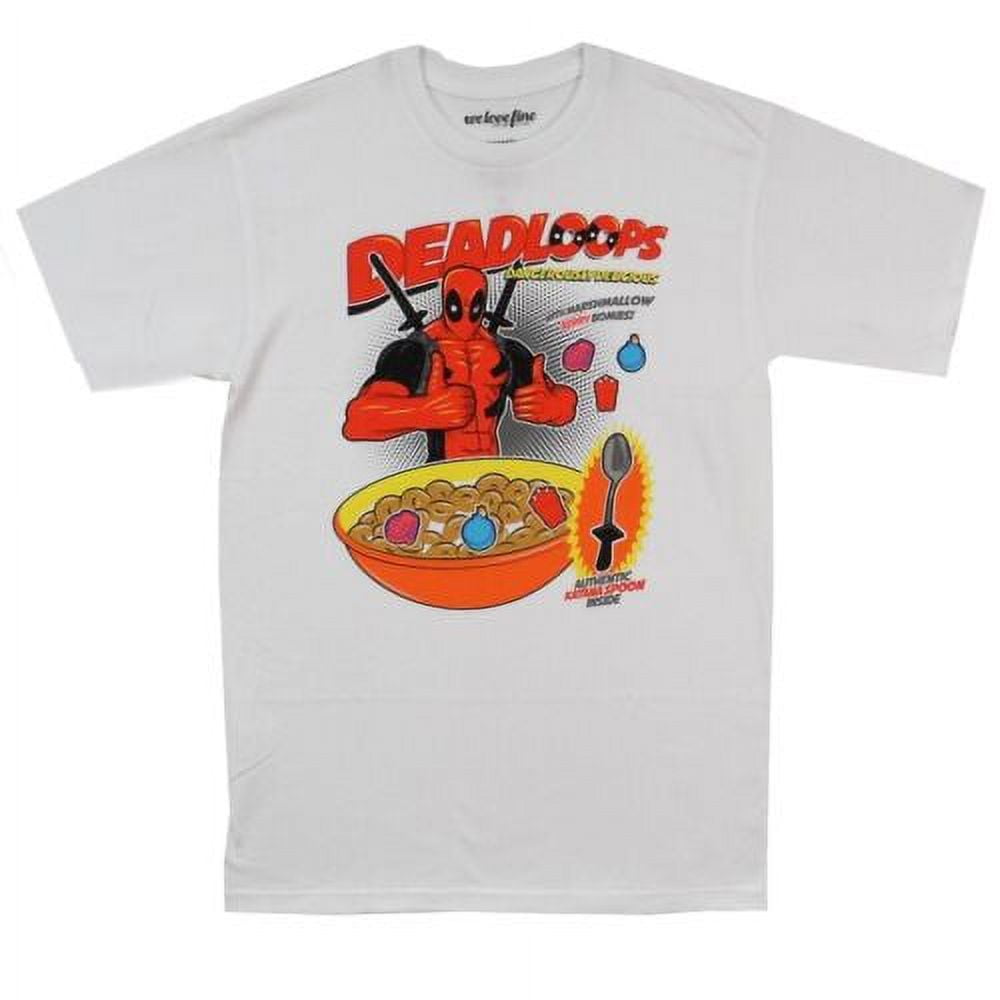 Deadpool Cereal Deadloops Marvel Comics Adult T-Shirt S - Walmart.com