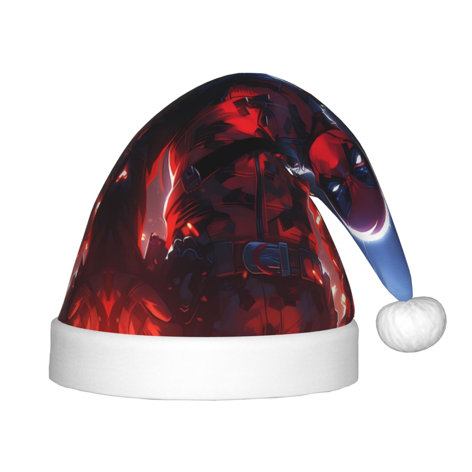 Deadpool Classic Santa Hat For Mens/Womens/Boys/Girls Short Plush ...