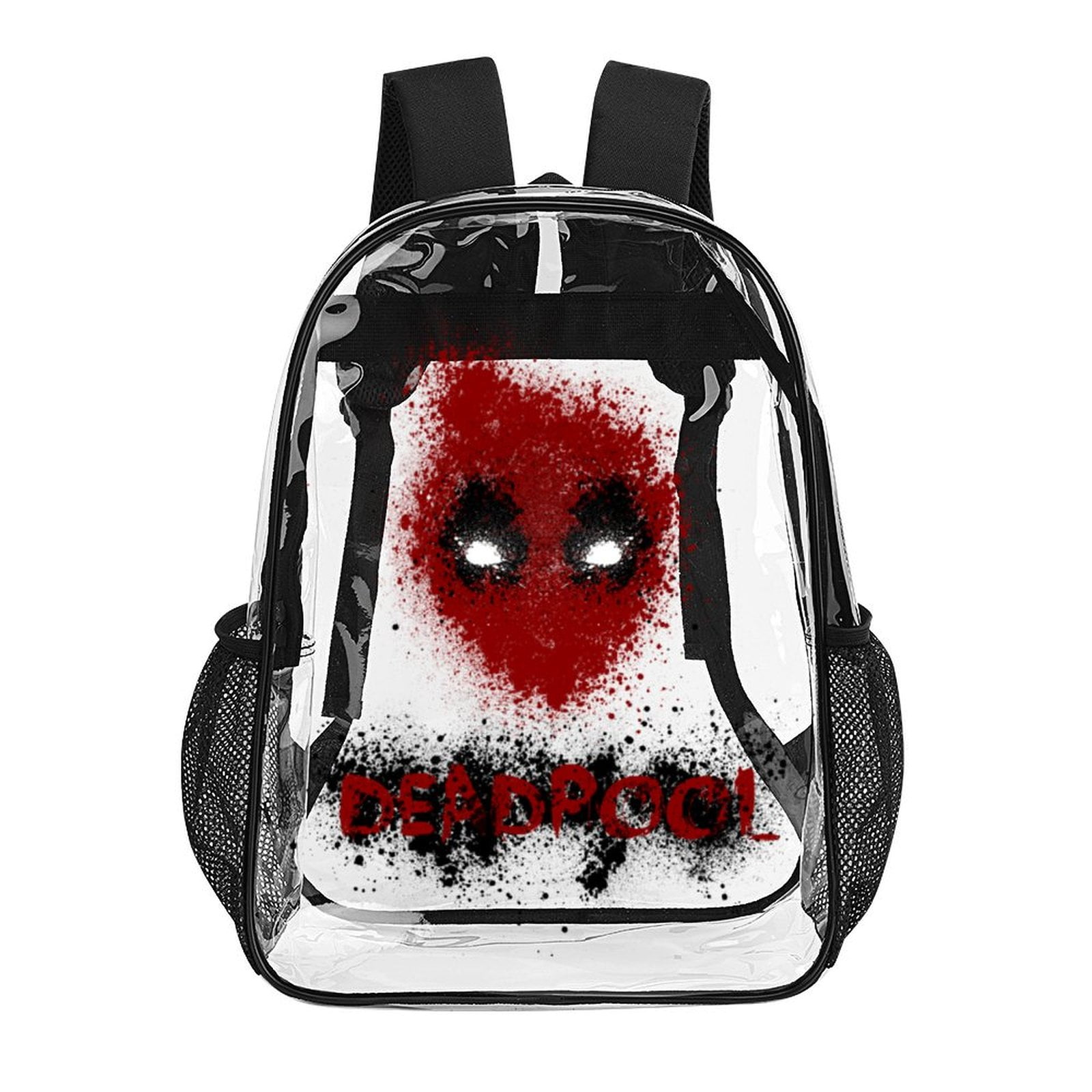 Deadpool Clear Backpack Heavy Duty Transparent Backpack See Through ...