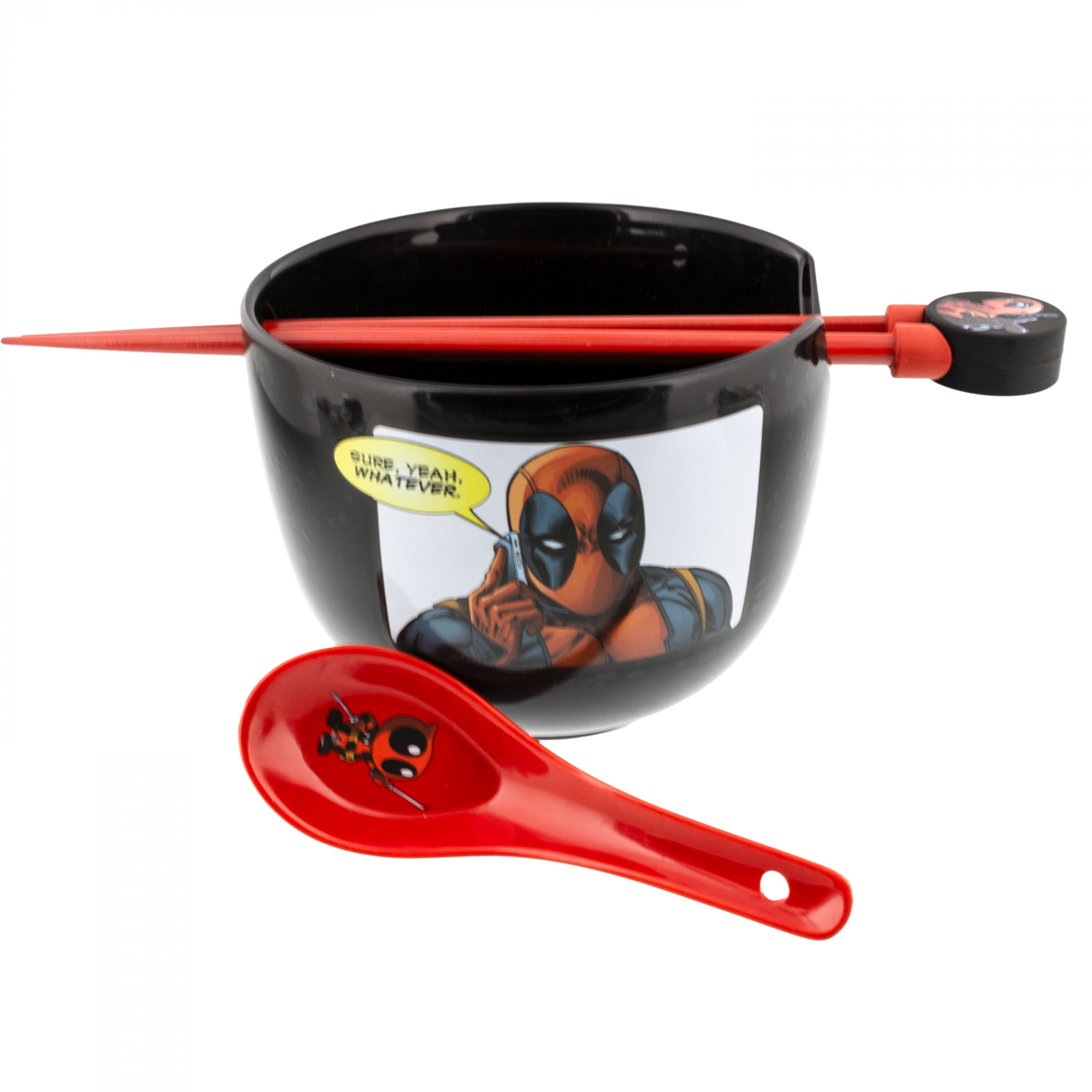 Deadpool Comic Panels Ramen Bowl Bundle - Walmart.com