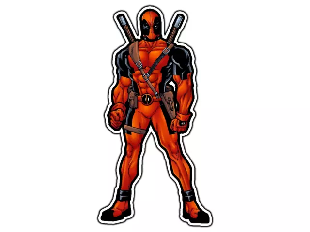 Deadpool Comics Style Waterproof Sticker Phone Decal Water Bottle ...