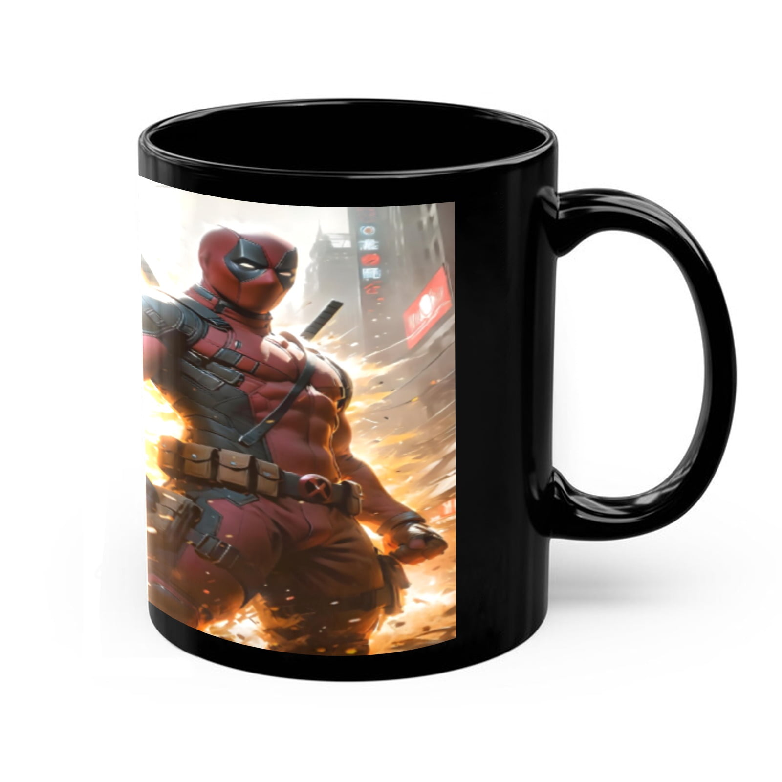 Deadpool Custom Ceramic Mug—Art That Survives the Microwave. - Walmart.com
