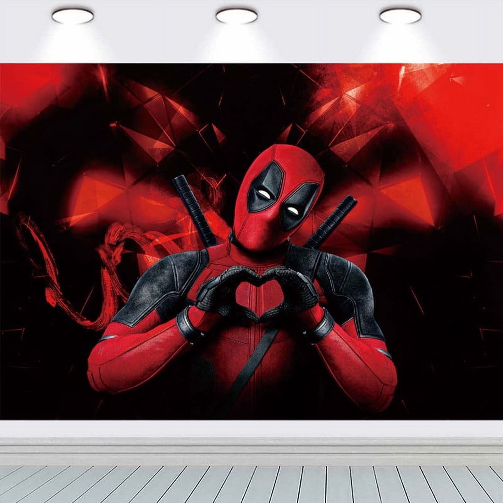 Deadpool Dead Pool Backdrop Background Banner Birthday Party Supplies ...