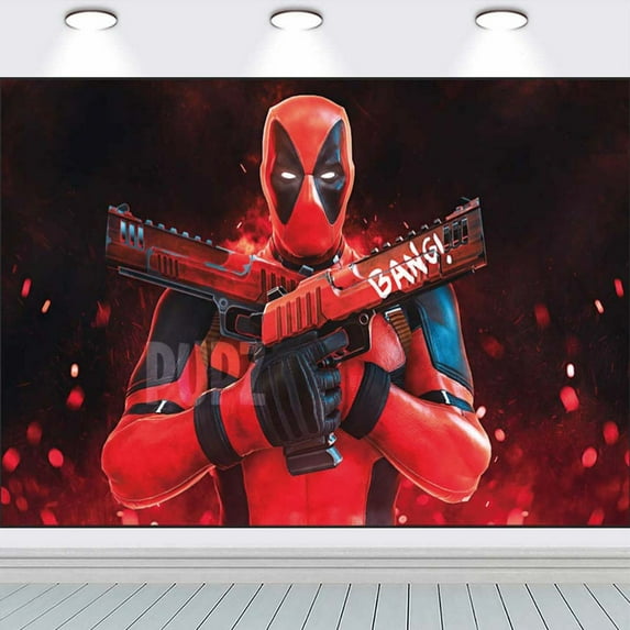 Deadpool Dead Pool Banner Backdrop Background Taspestry Wall Decor ...