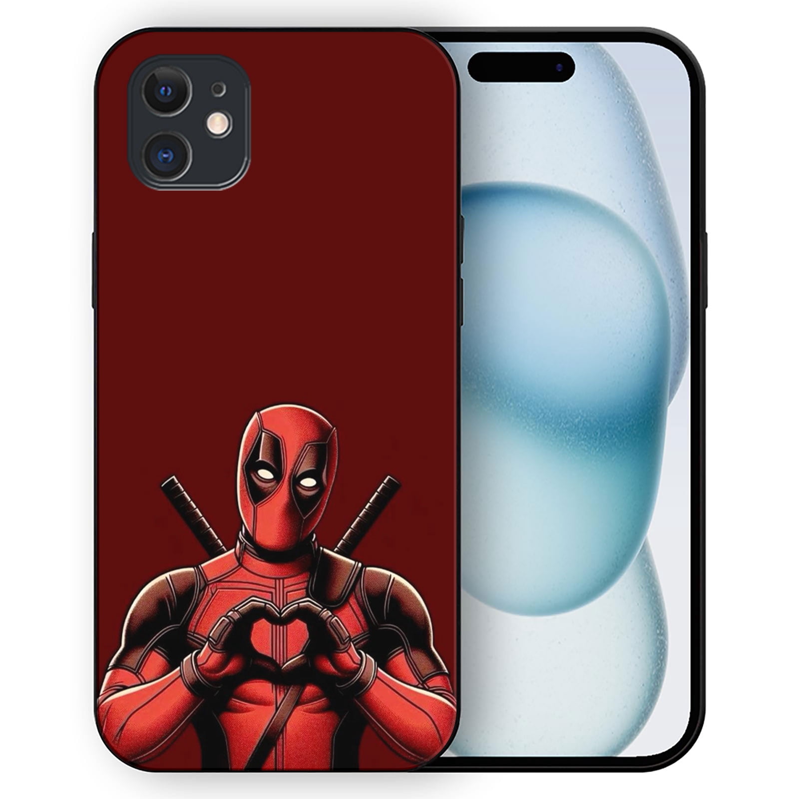 Deadpool Dead Pool Phone Case, for iPhone 12 Phone case, featuring a ...
