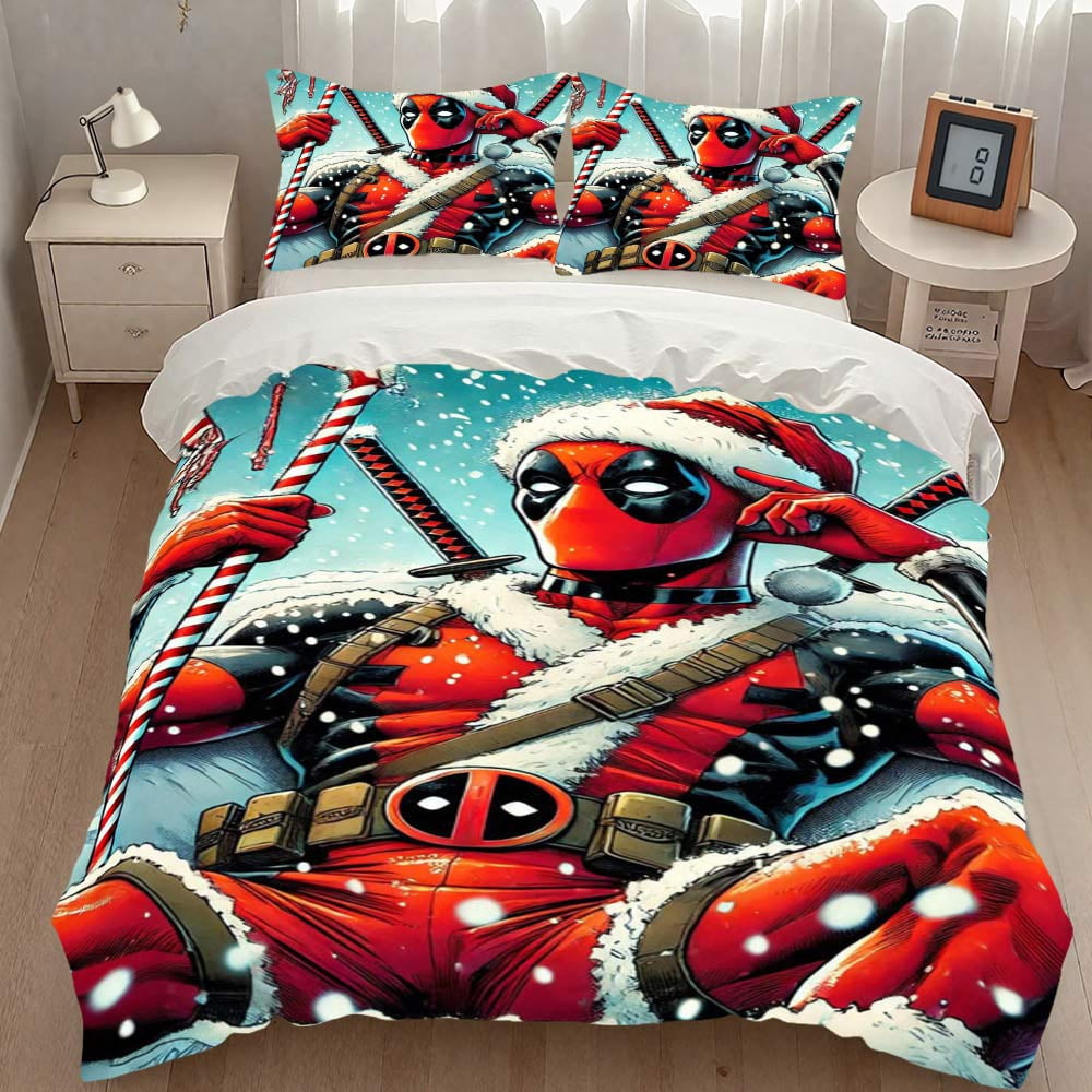 Deadpool Dead Pool Toddler Bedding Set Gifts Child Sheet Comforter ...