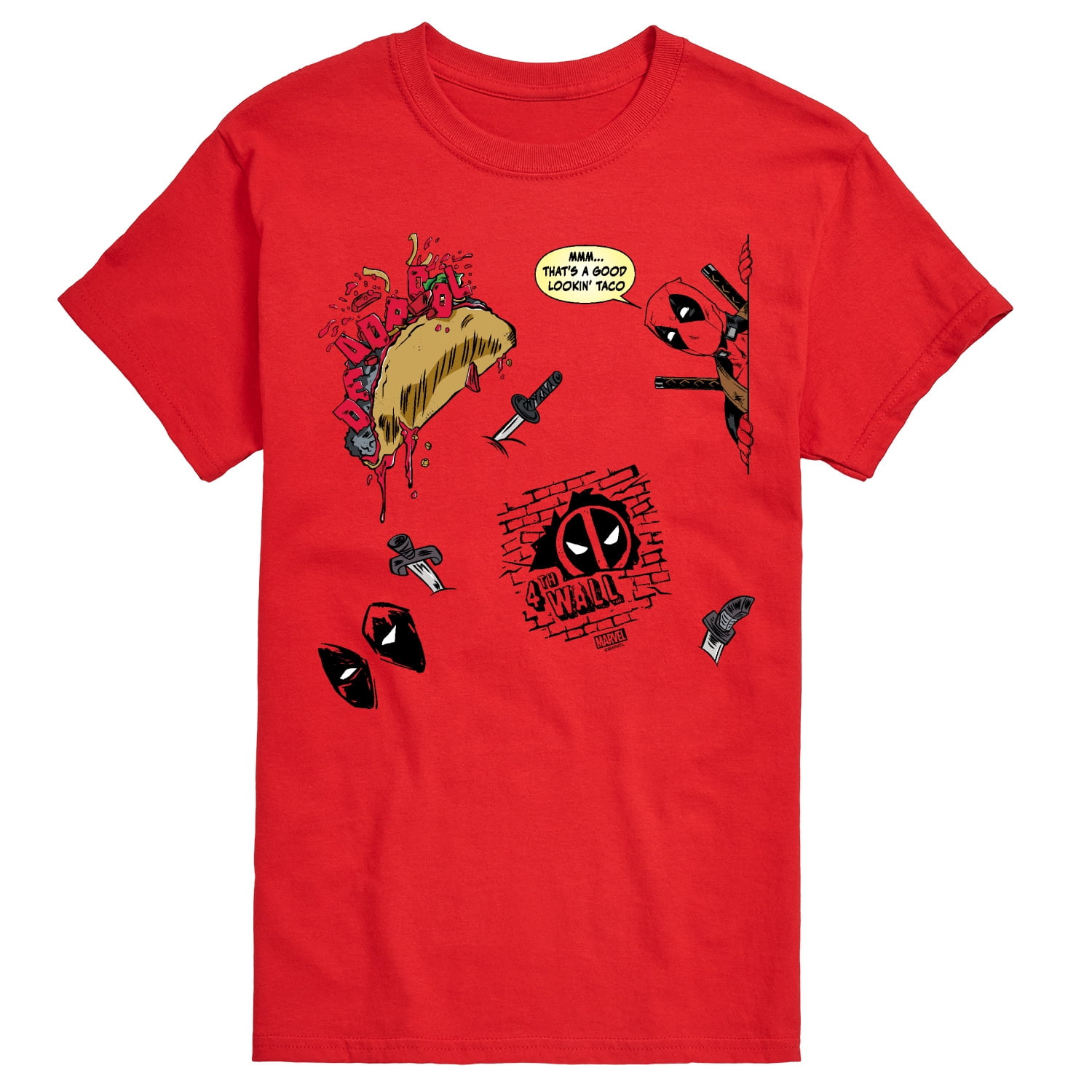 Deadpool - Deadpool Icons - Men's Short Sleeve Graphic T-Shirt ...