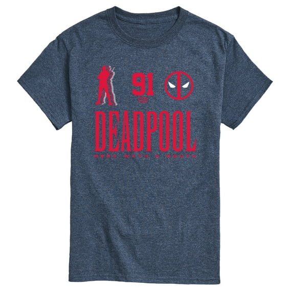 Deadpool - Deadpool Jersey - Men's Short Sleeve Graphic T-Shirt ...