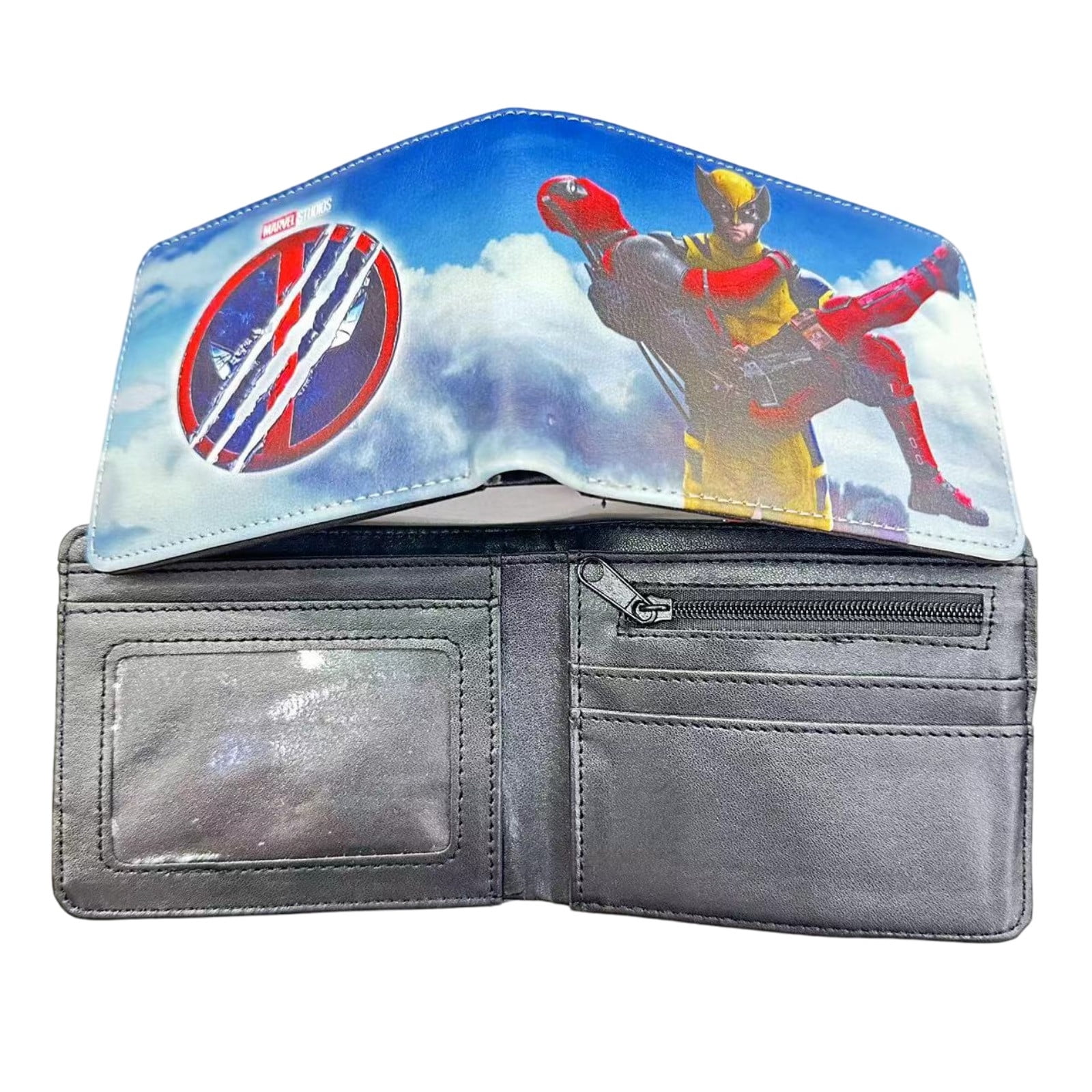 Deadpool Decor Wallet Cartoon PU Leather Wallet with Card Holder Bi ...