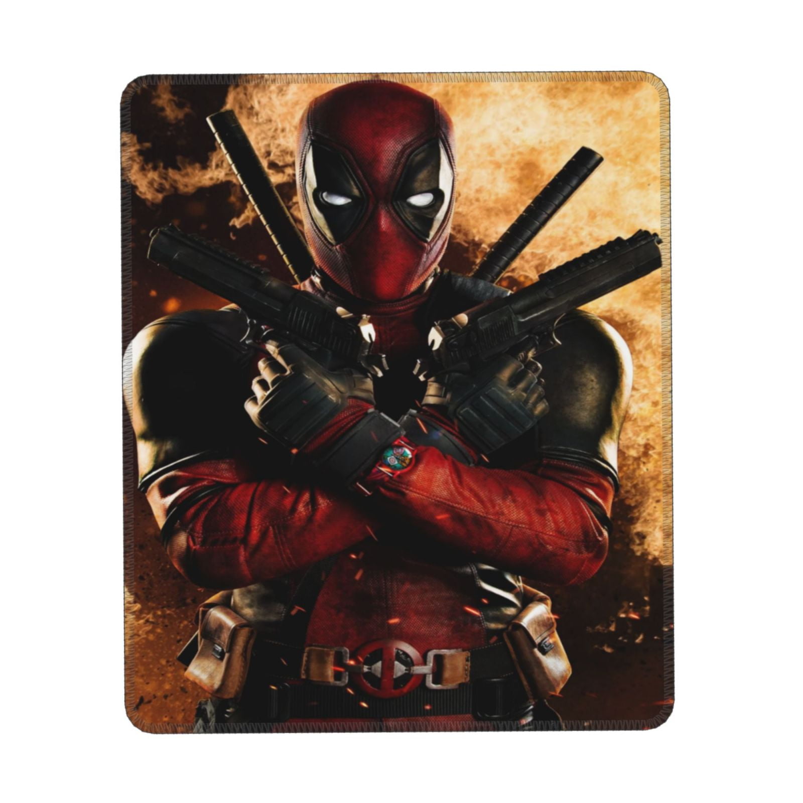 Deadpool Desk Mat, Gaming Mouse Pad Mat with Non-Slip Base Stitched ...