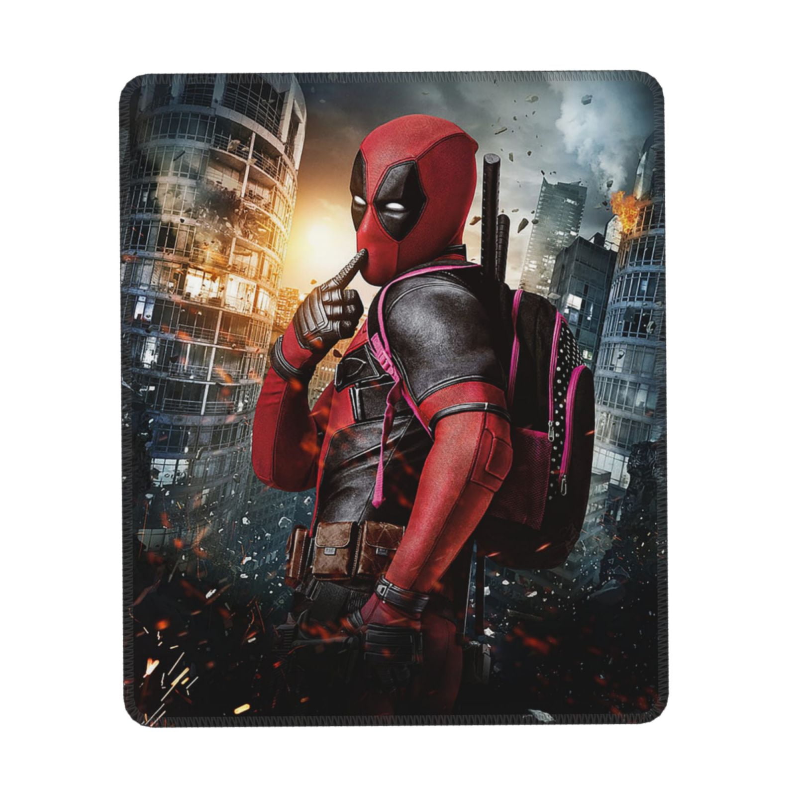 Deadpool Desk Mat, Gaming Mouse Pad Mat with Non-Slip Base Stitched ...
