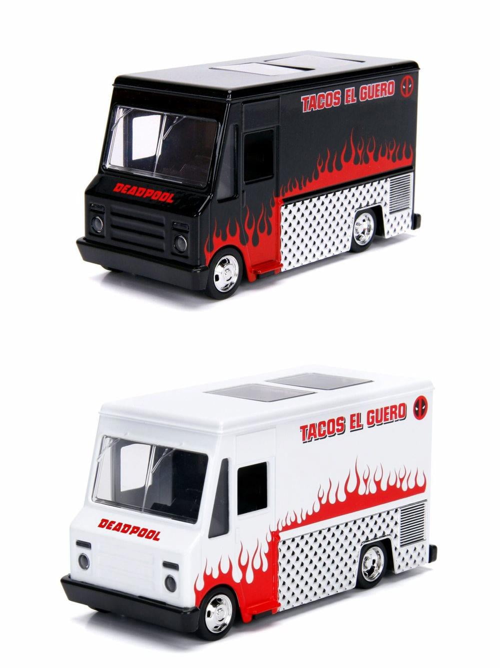 Deadpool Diecast Toy Car Package - Two 1/32 Scale Diecast Model Cars ...