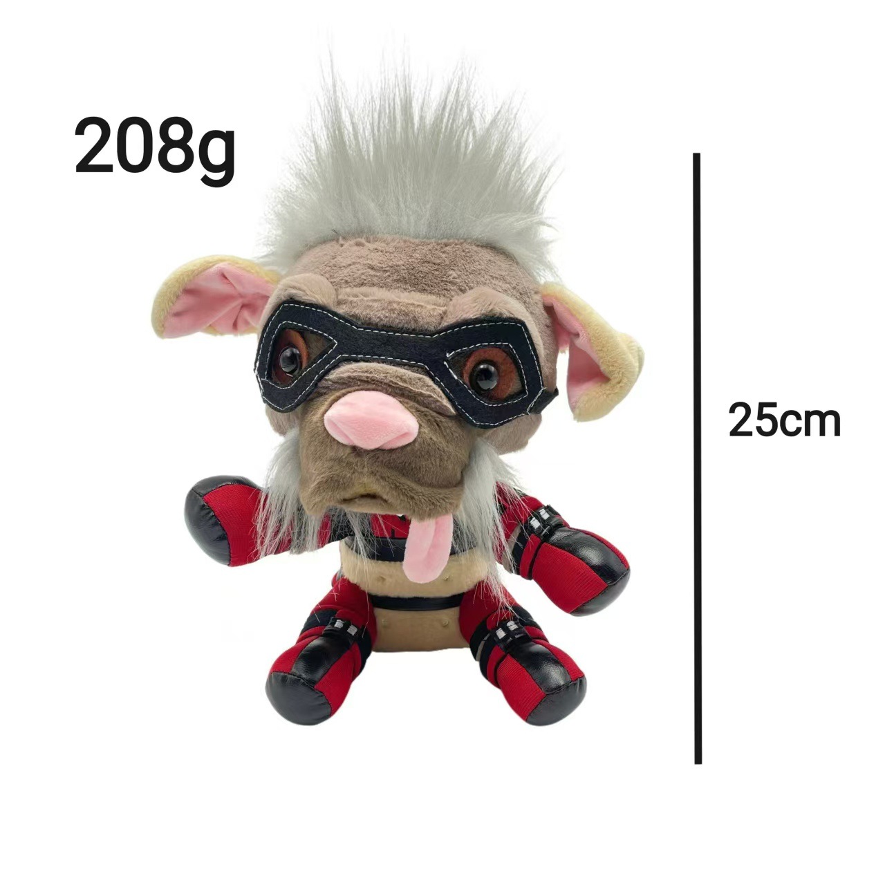 Deadpool Dog Plush Toy Soft Collectible Movie Character Plushie ...