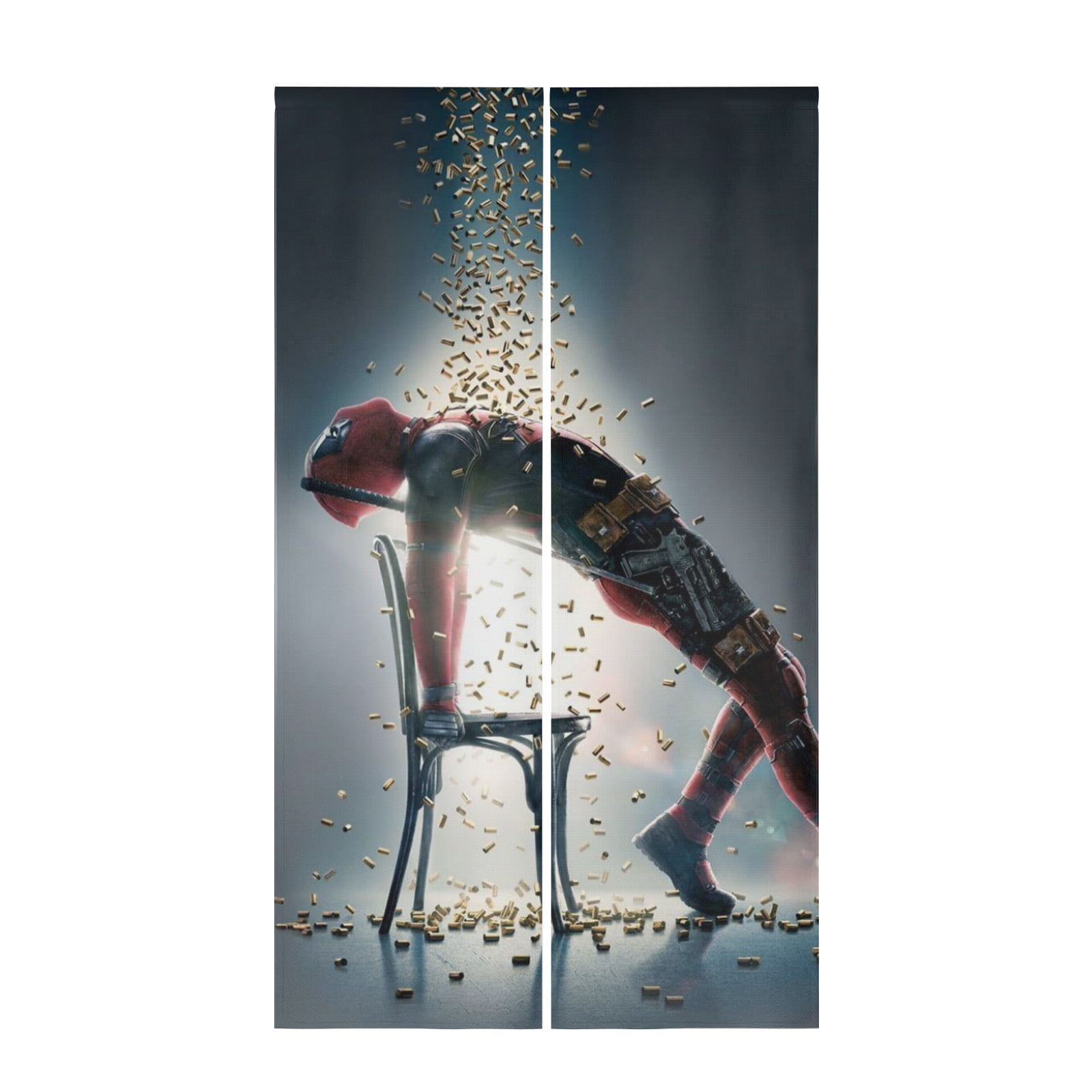 Deadpool Door Curtain 150x85cm, Temporary Insulation Cover, Bold Graphic Design, Superhero ...