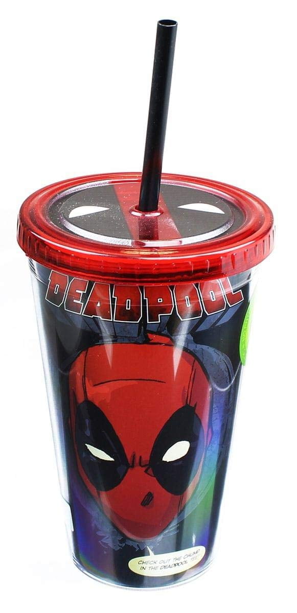Deadpool Face Mask Tumber with Lid carnival cup water cup - Walmart.com
