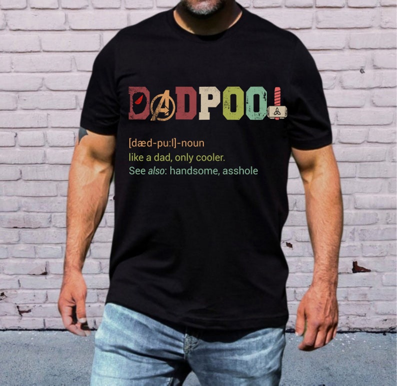 Deadpool Father's Day Shirt, Deadpool Dad Shirt, Dadpool Shirt ...
