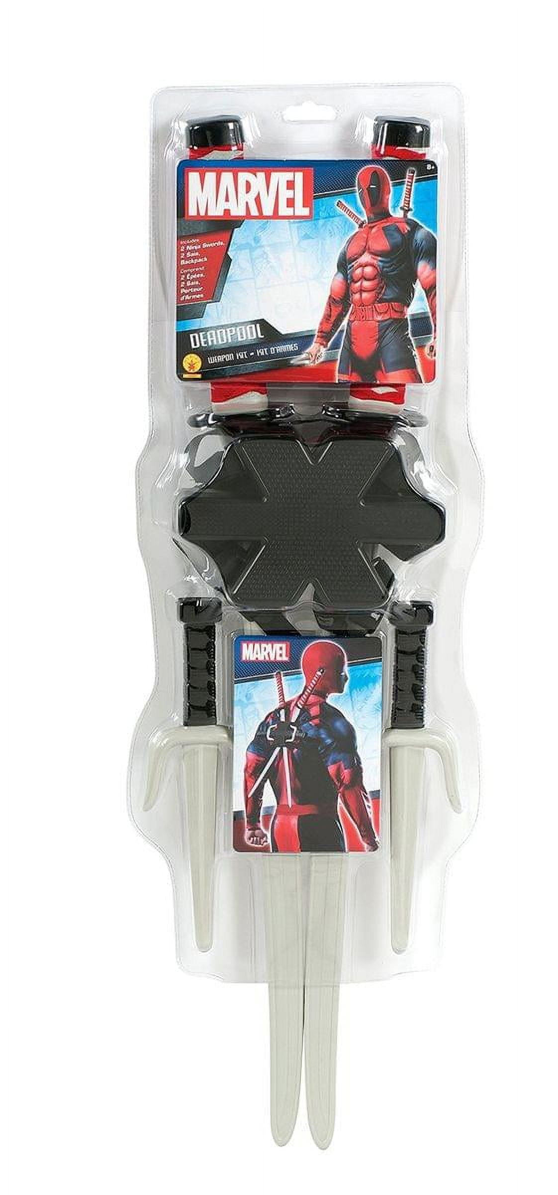 Adult Deadpool Weapon Kit: Halloween Costume Accessory With Ninja ...