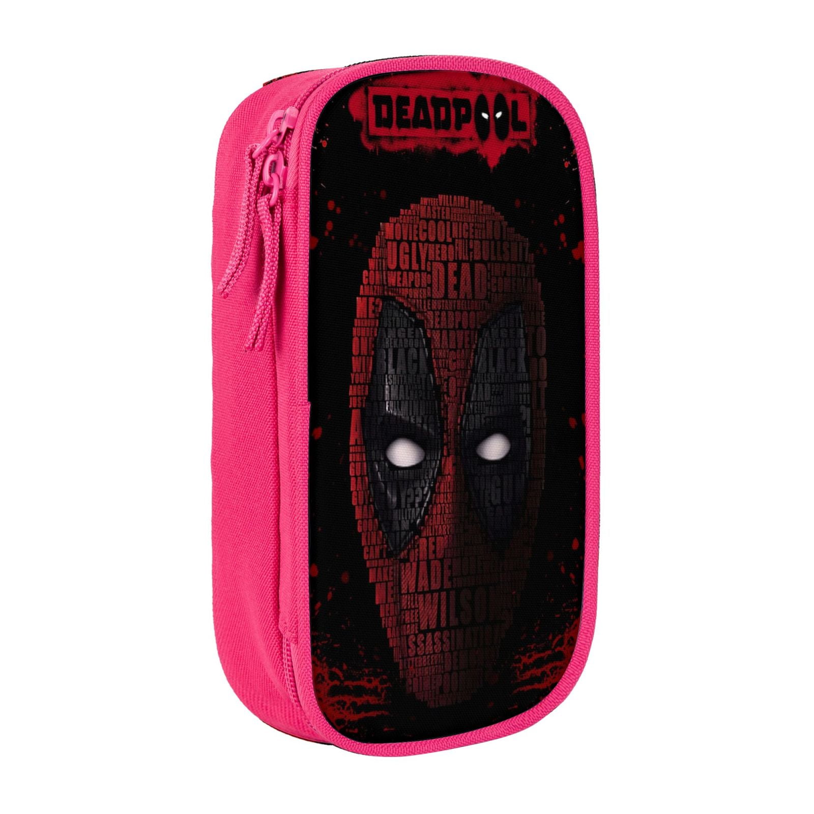 Deadpool Head Pencil Case,Pencil Pouch,Big Pencil Bag Pouch Box ...