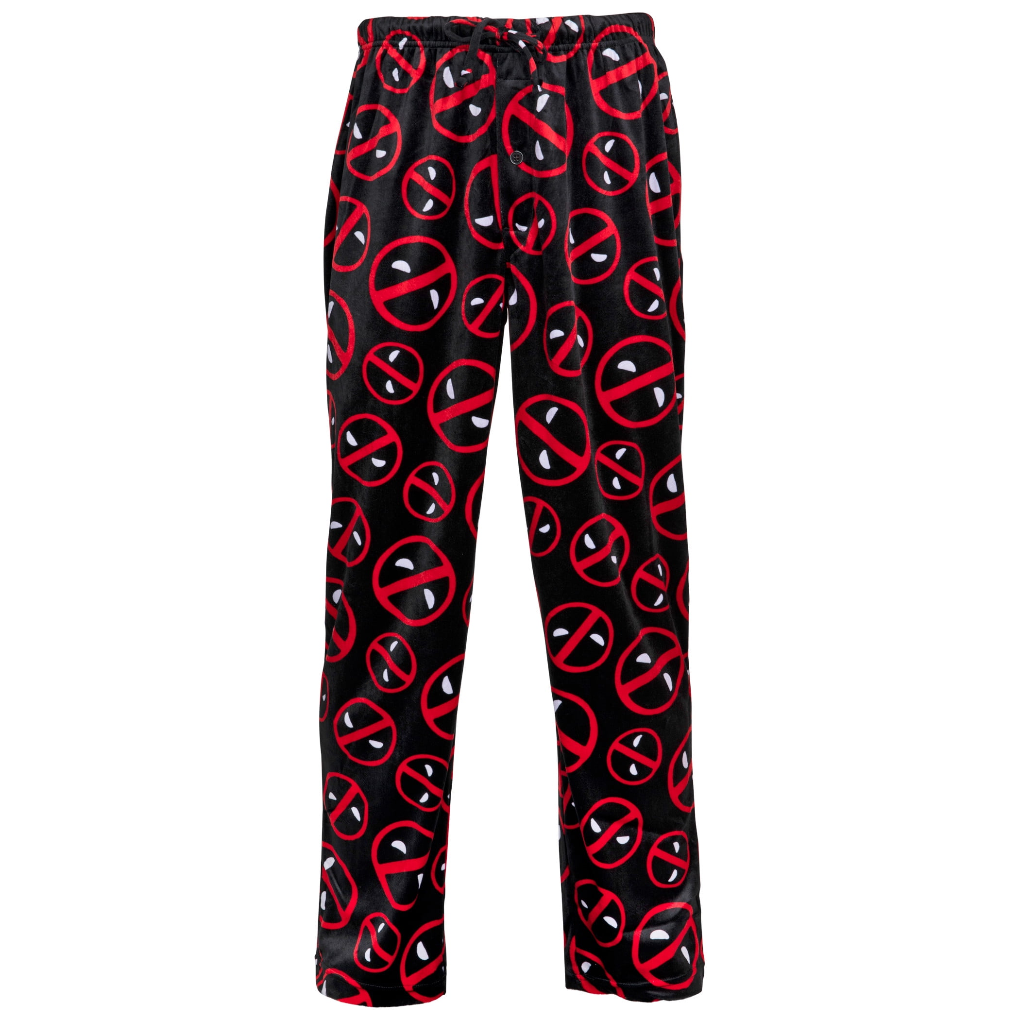 Briefly Stated Mens Marvel Comics Deadpool Symbols Silky Fleece Lounge ...