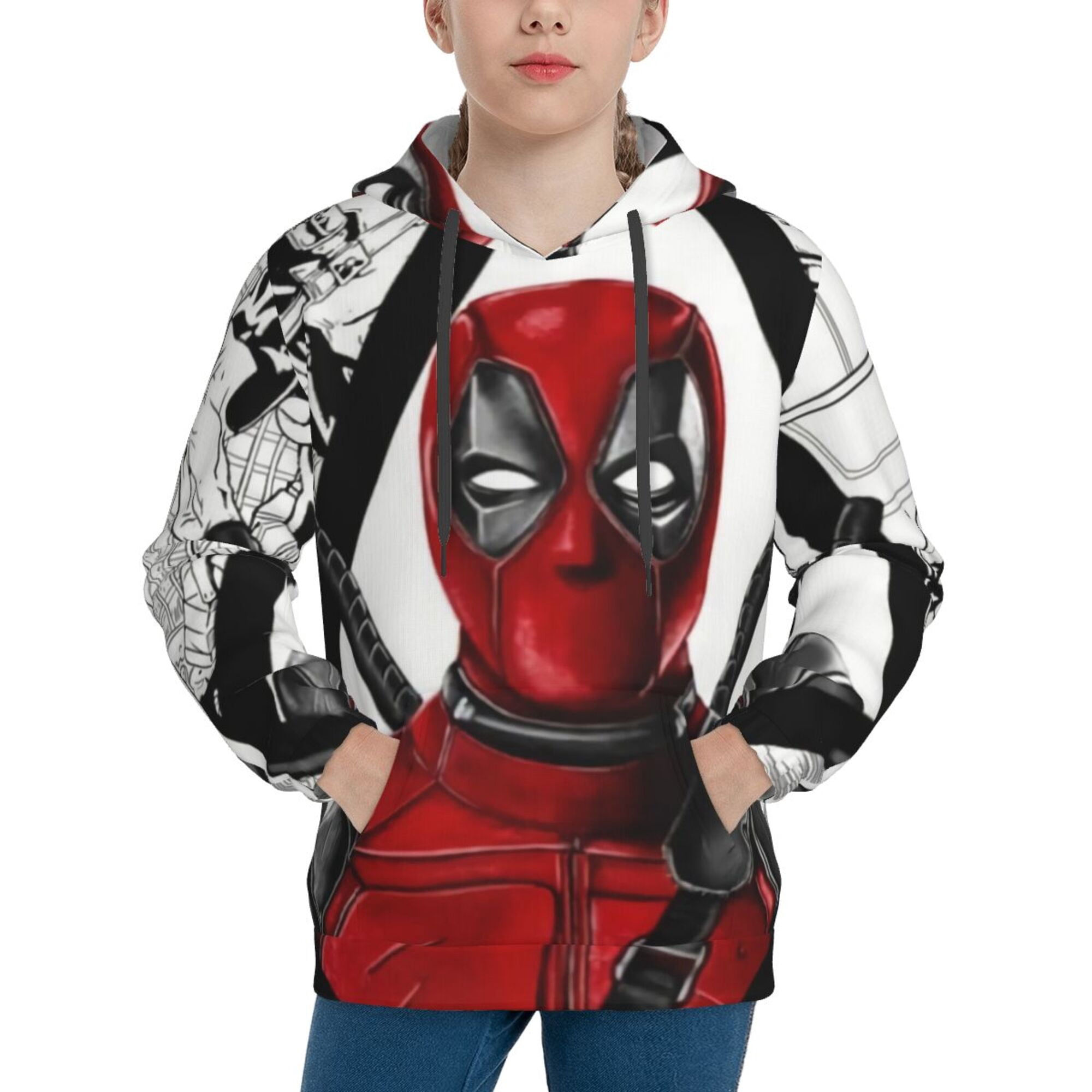 Deadpool Hoodies for Boys Girls Teen Kids,Graphic Printed Hooded ...
