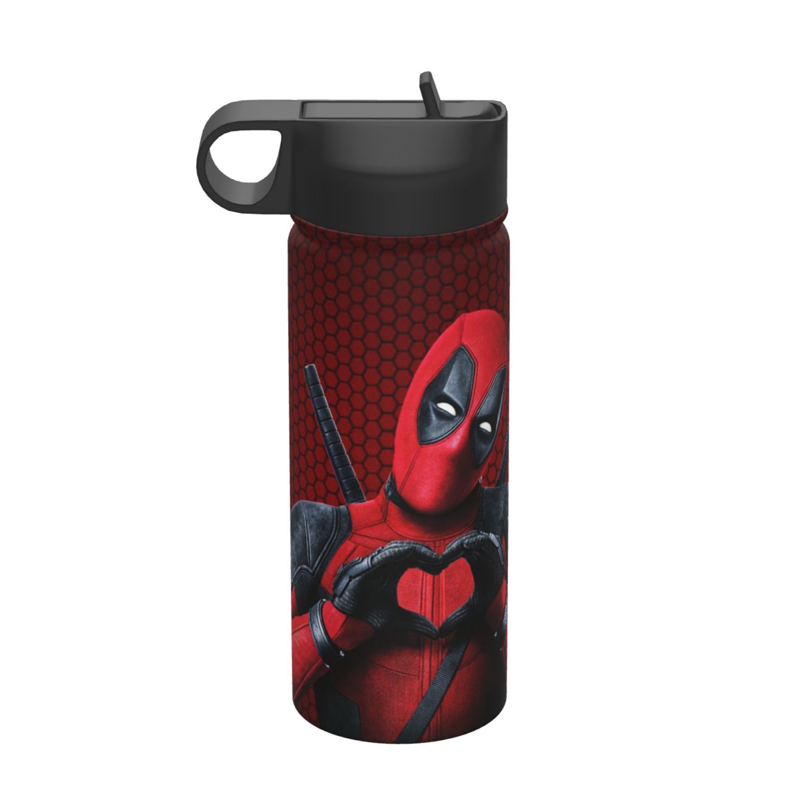 Deadpool Insulated Water Bottle, 18OZ Stainless Steel Double Walled ...