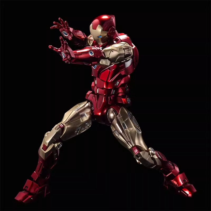 Deadpool Iron Man GK Battle Armor Joints Movable Movie Character Figure ...