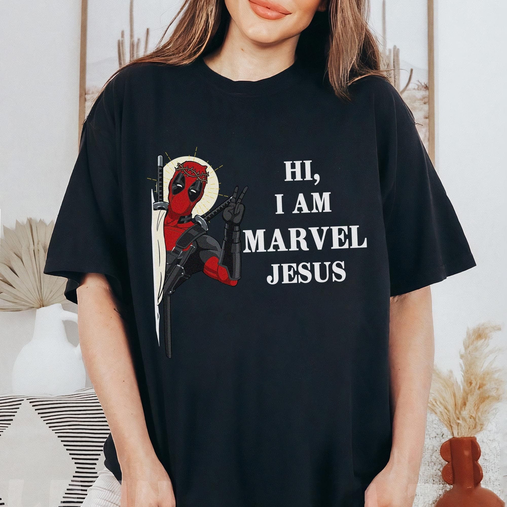 Deadpool Jesus Meme Shirt | Deadpool I Saw That Shirt | Wade Wilson ...