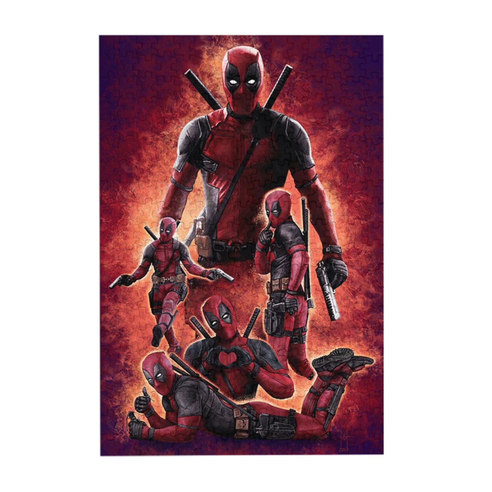 Deadpool Jigsaw Puzzle For Adults - 300 Piece Puzzle For Kids Boys ...