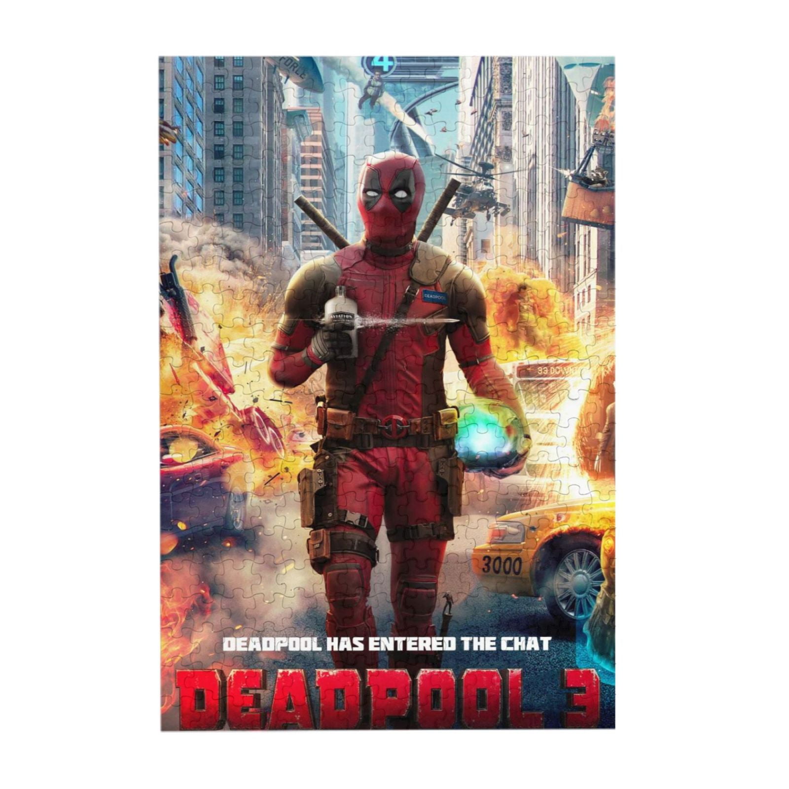 Deadpool Jigsaw Puzzle For Adults - 500 Piece Puzzle For Kids Boys ...