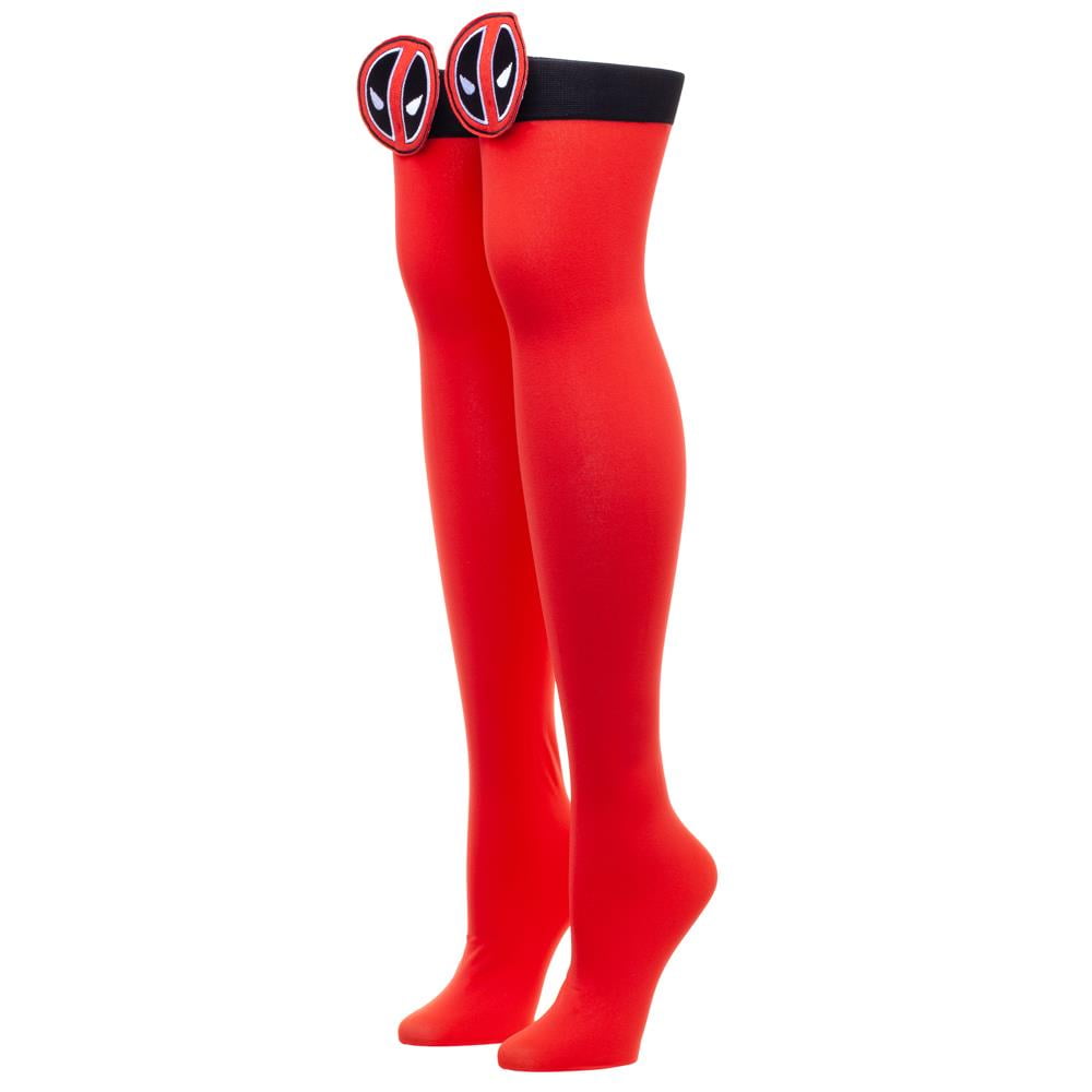 Deadpool Knee High Socks Marvel Socks Deadpool Accessories - Marvel ...