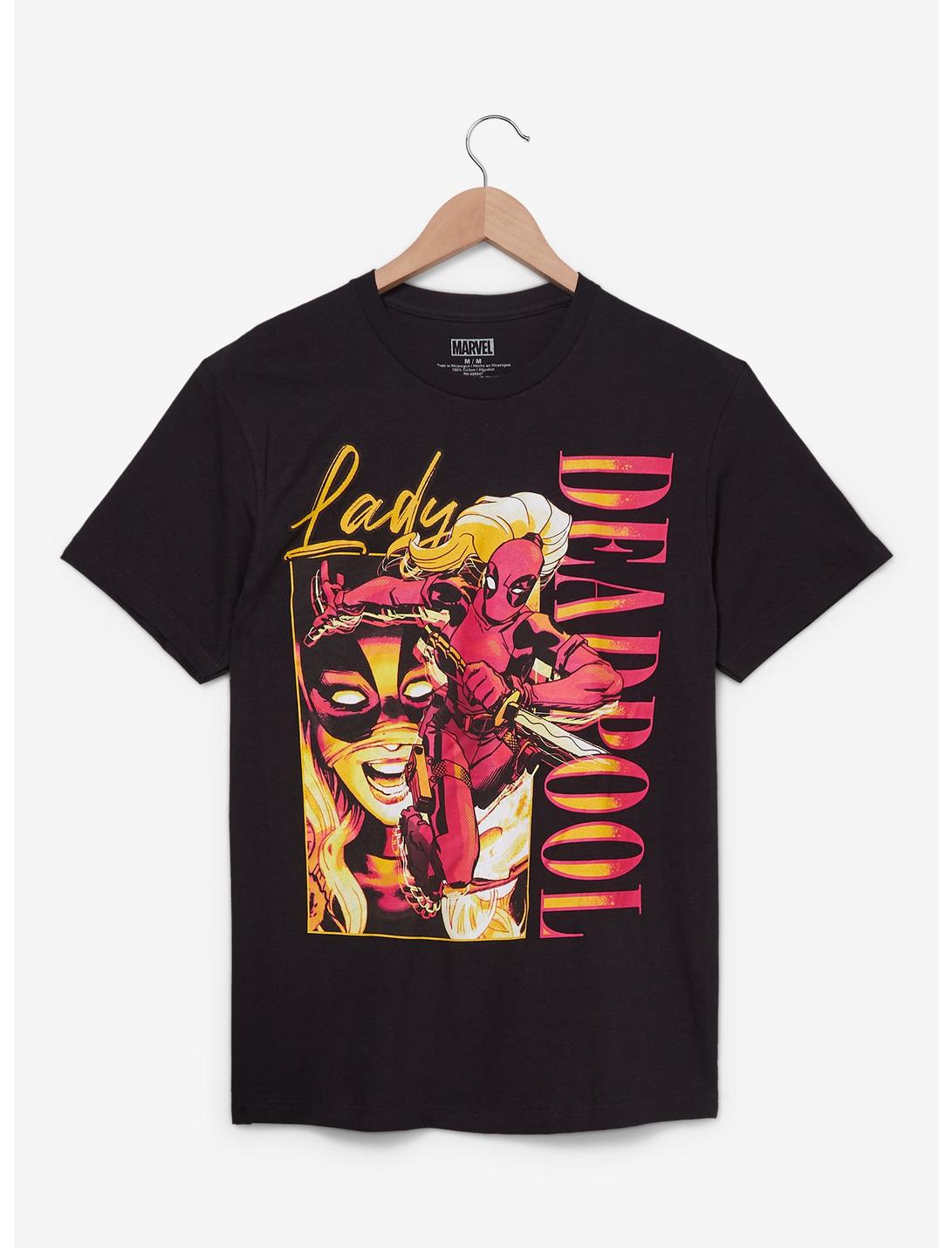 Deadpool 'Lady Deadpool Multi-Portrait' T-Shirt - Bold Graphic Tee ...